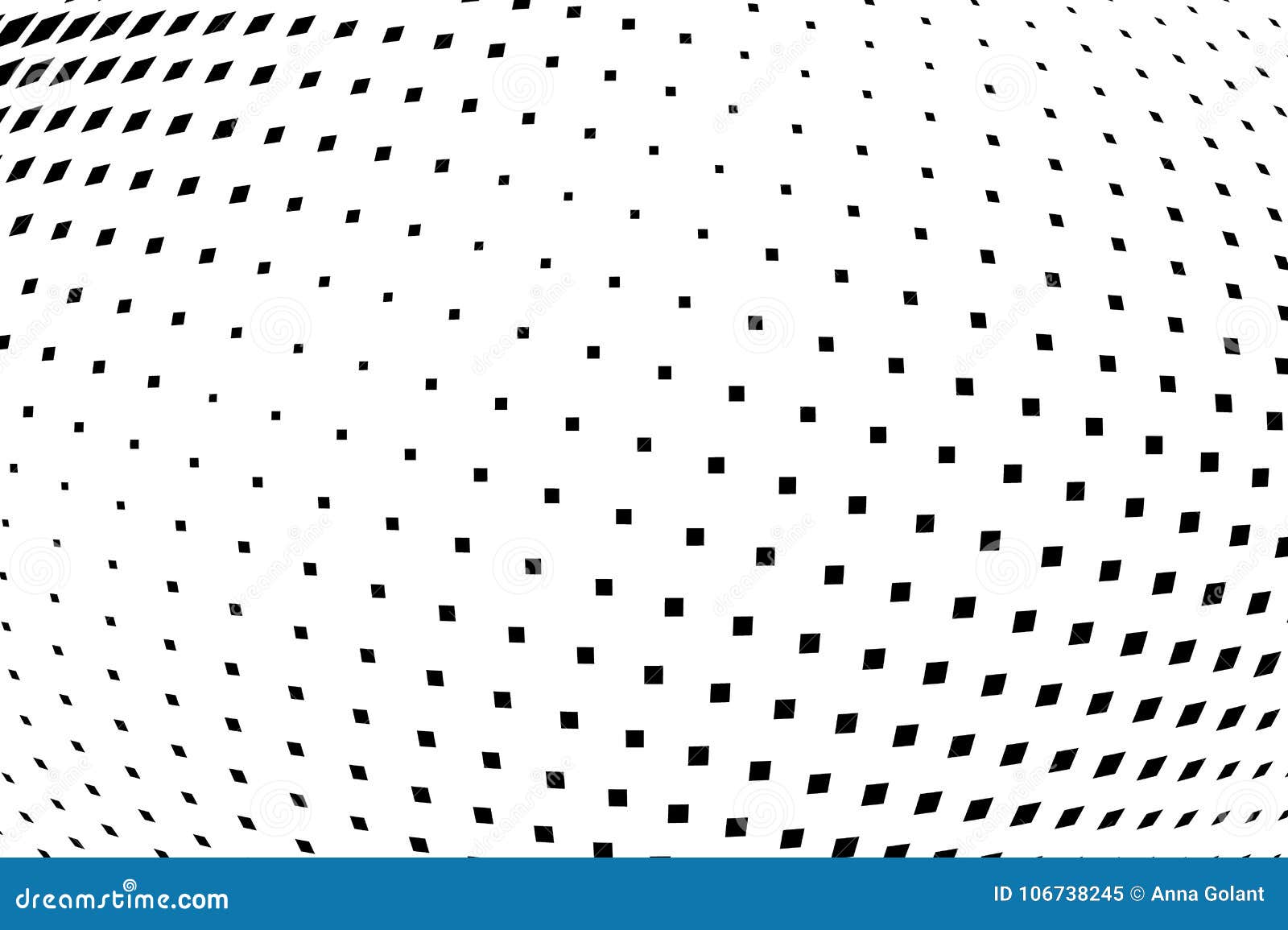 Abstract Geometric Pattern with Small Squares. Design Element Black and ...