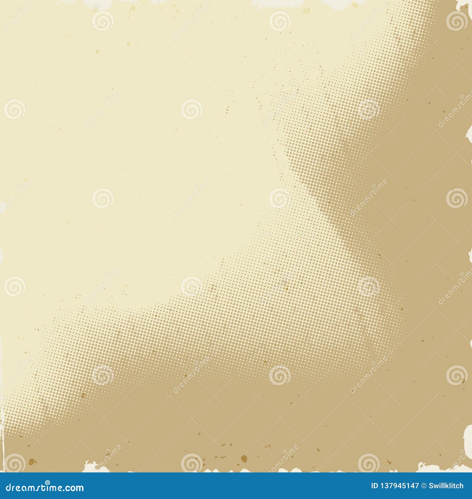 Halftone Background with Dirty Grungy Gradient of Dots Stock Vector ...