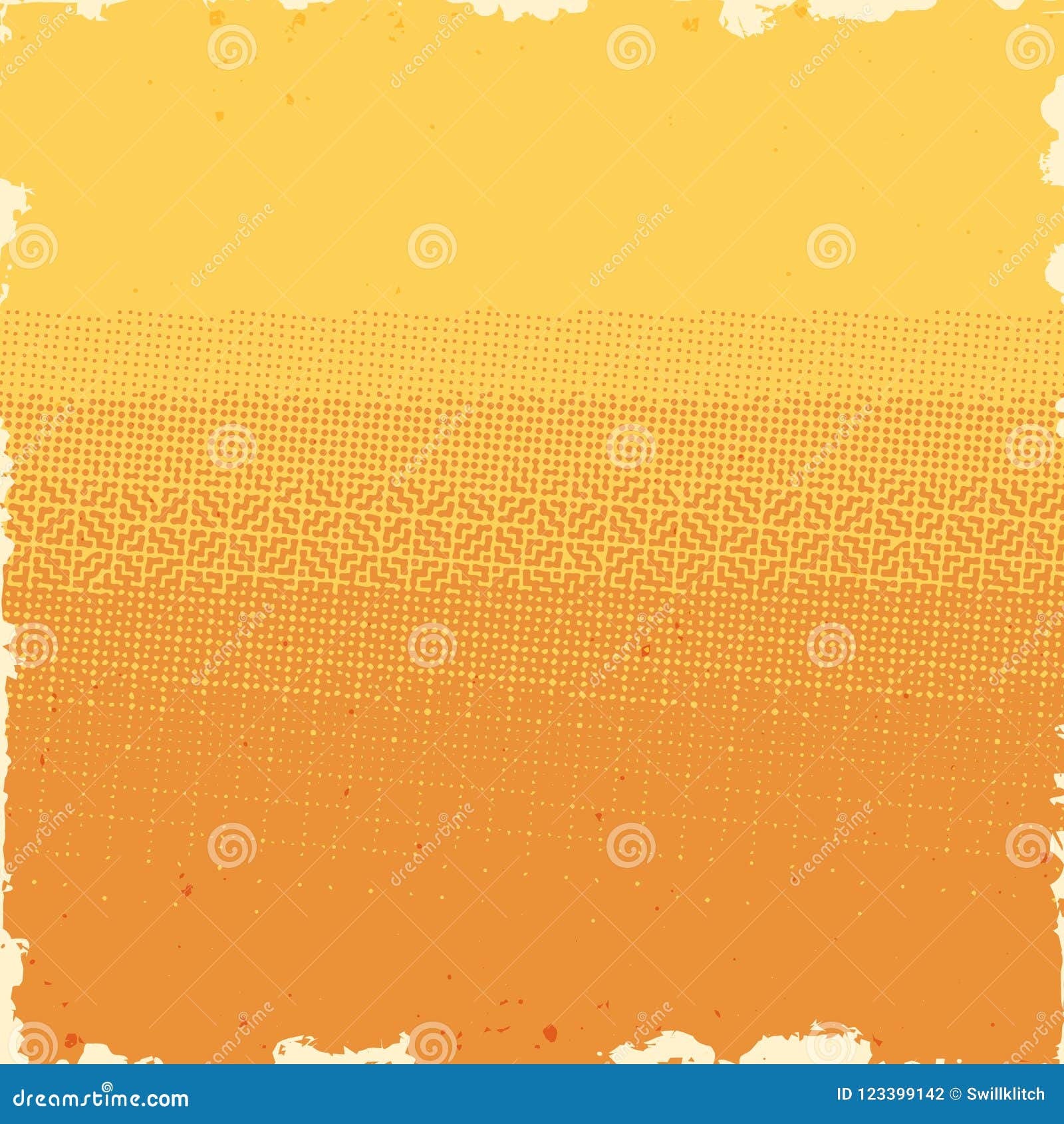Halftone Background with Dirty Grungy Gradient of Dots Stock Vector ...