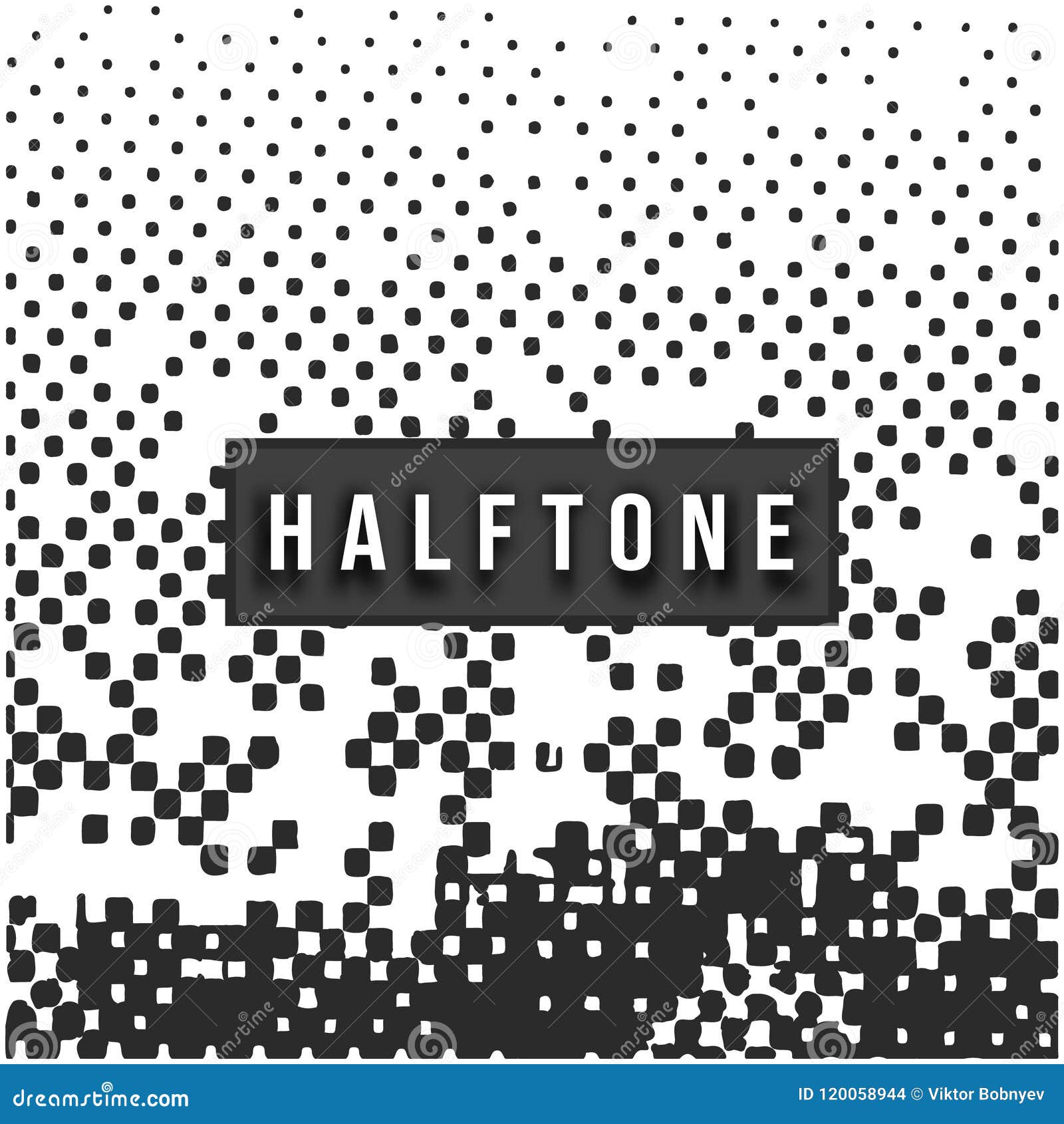 Halftone Background Template Stock Vector - Illustration of circle ...