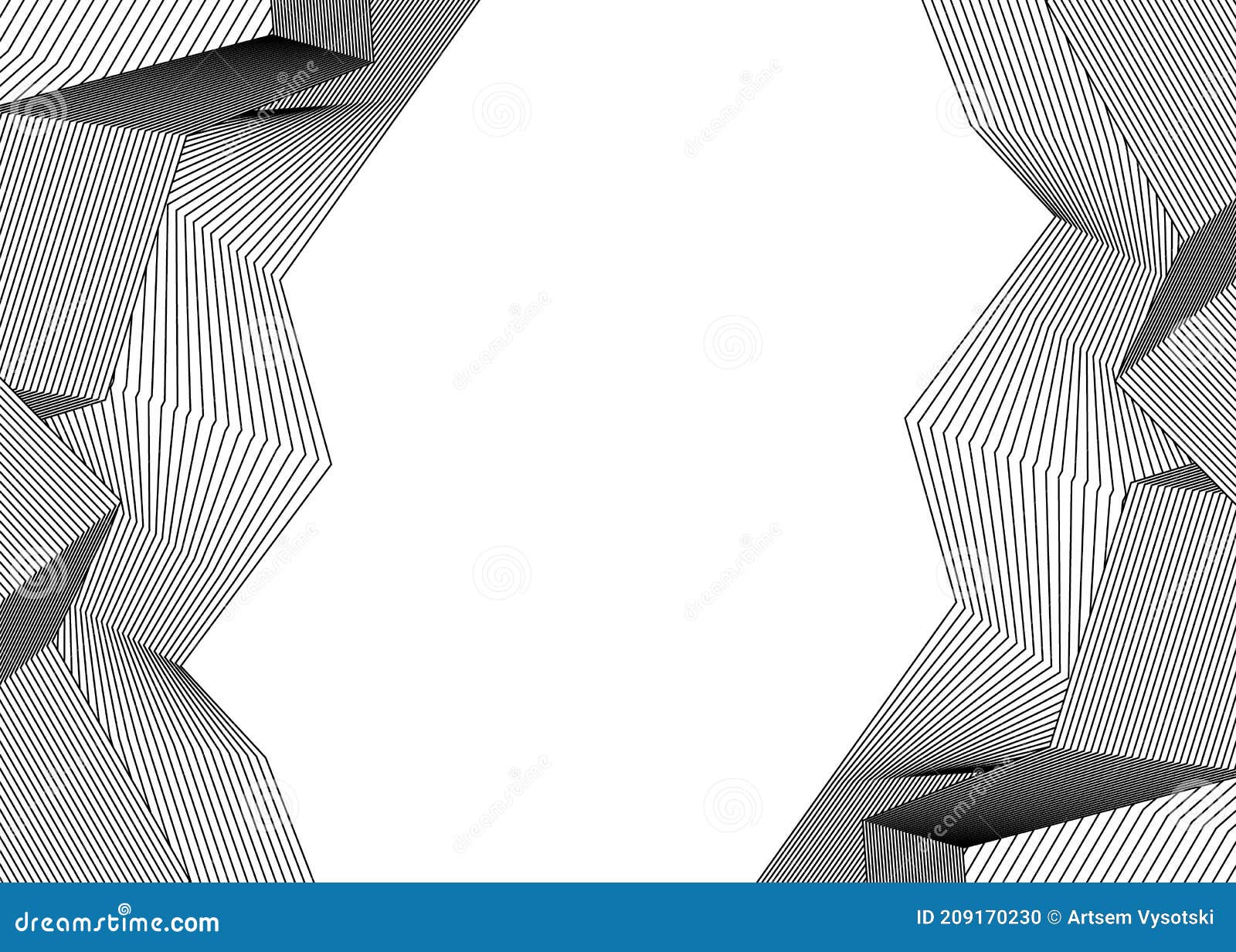 Halftone Bitmap Lines Retro Background Black and White. Optical Art ...