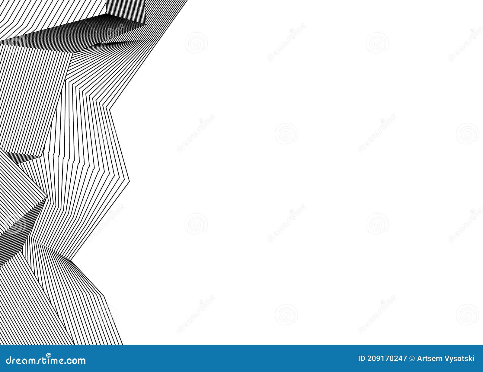 Halftone Bitmap Lines Retro Background Black and White. Optical Art ...