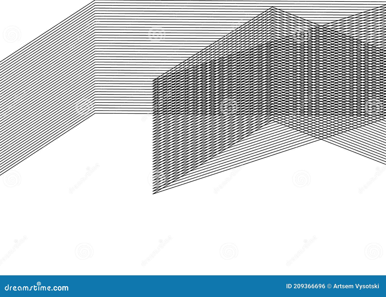 Halftone Bitmap Lines Retro Background Black and White. Optical Art ...