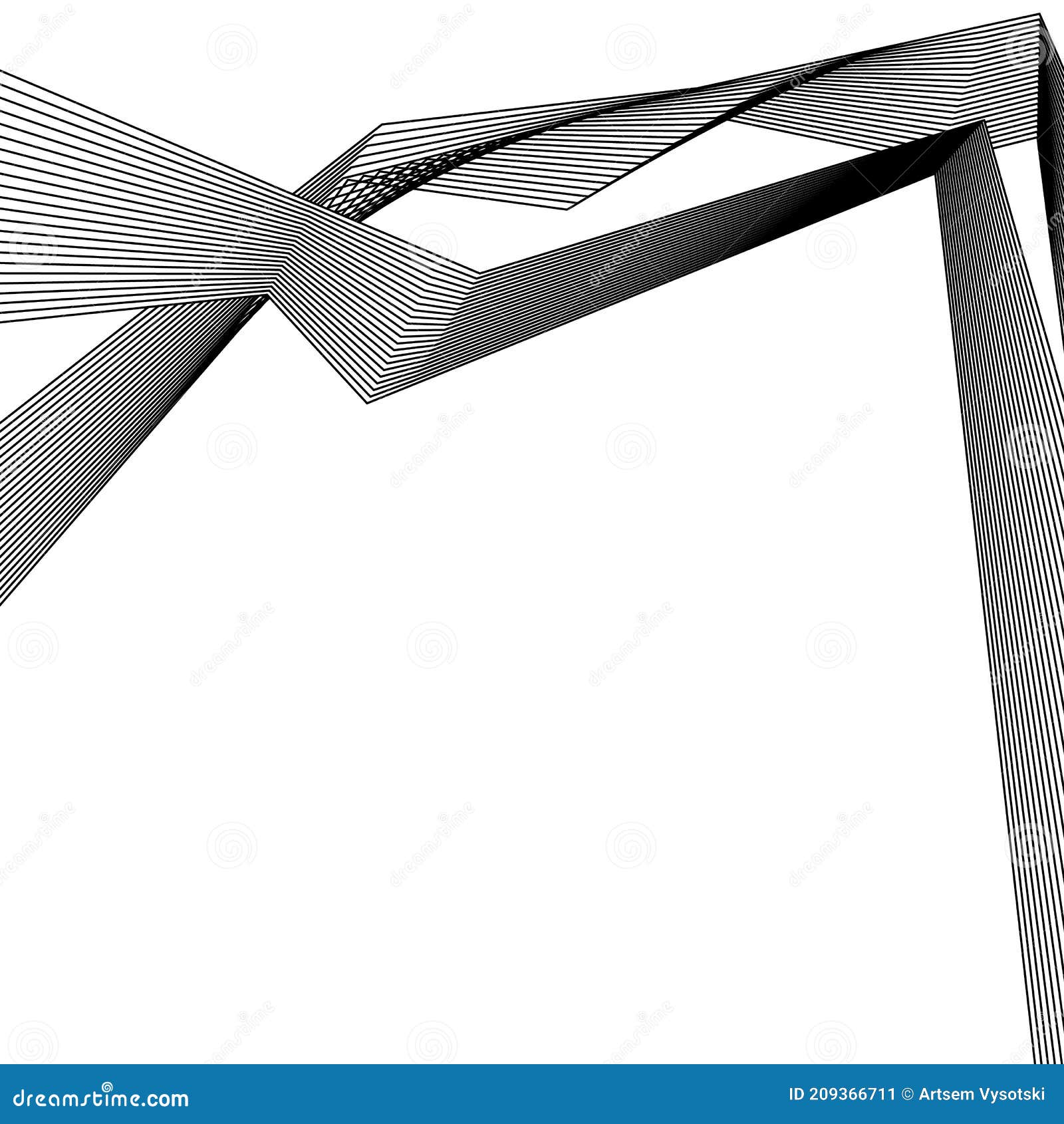 Halftone Bitmap Lines Retro Background Black and White. Optical Art ...