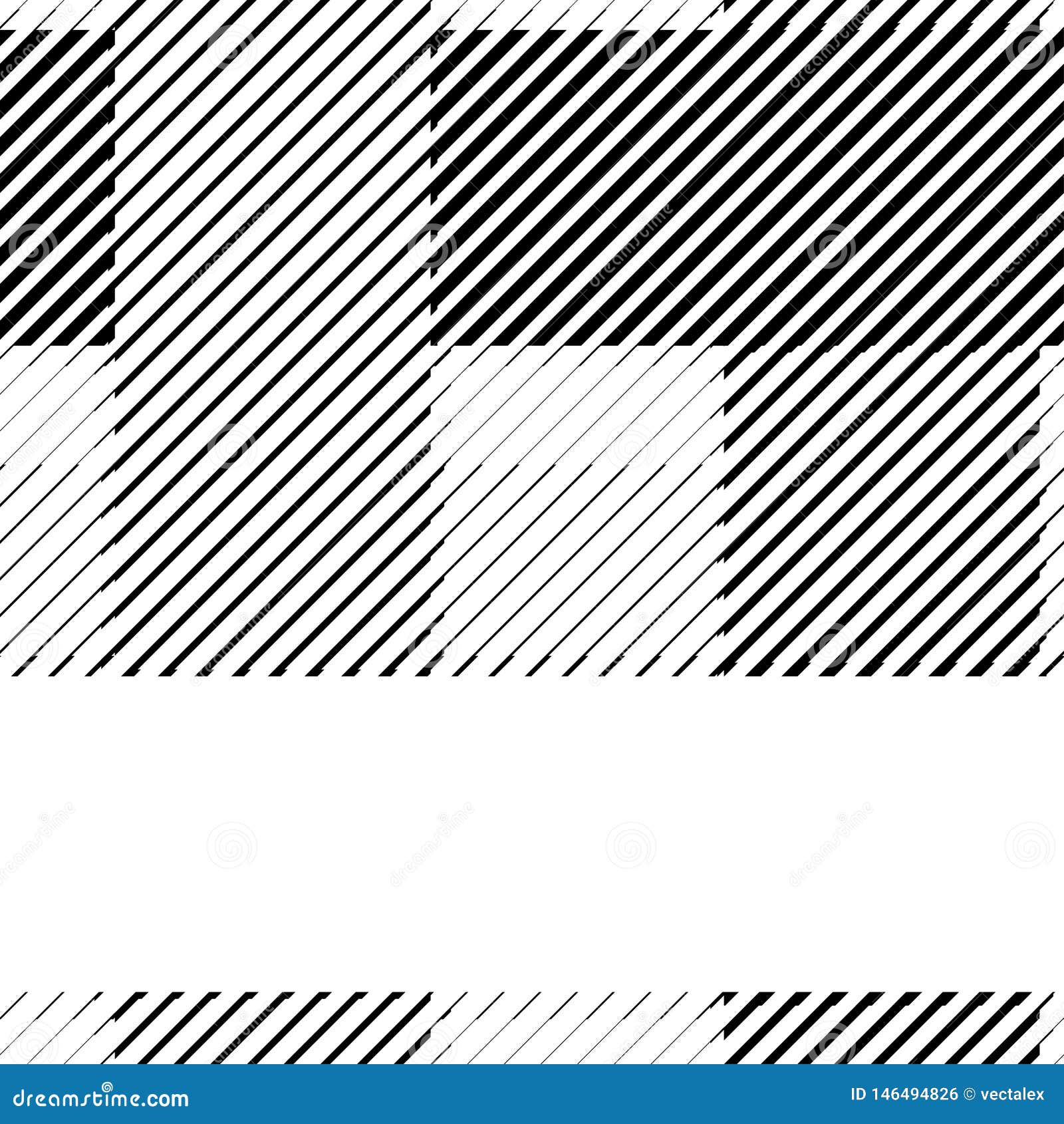 Halftone Bitmap Lines Retro Background Black And White Pattern Vector ...