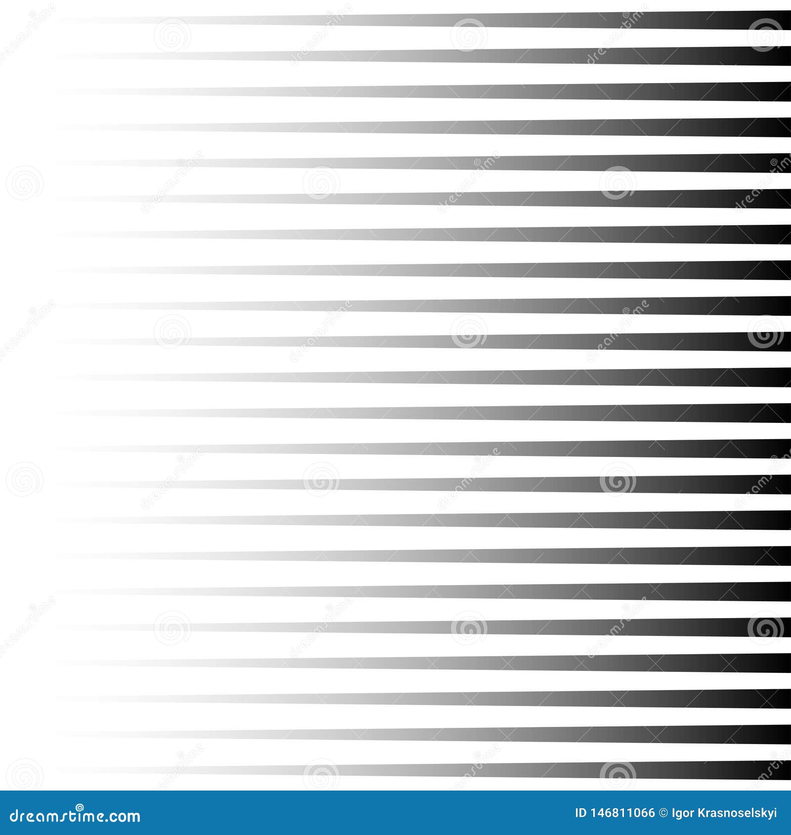 Halftone Black Horizontal Lines. Repeat Straight Stripes Stock Vector ...