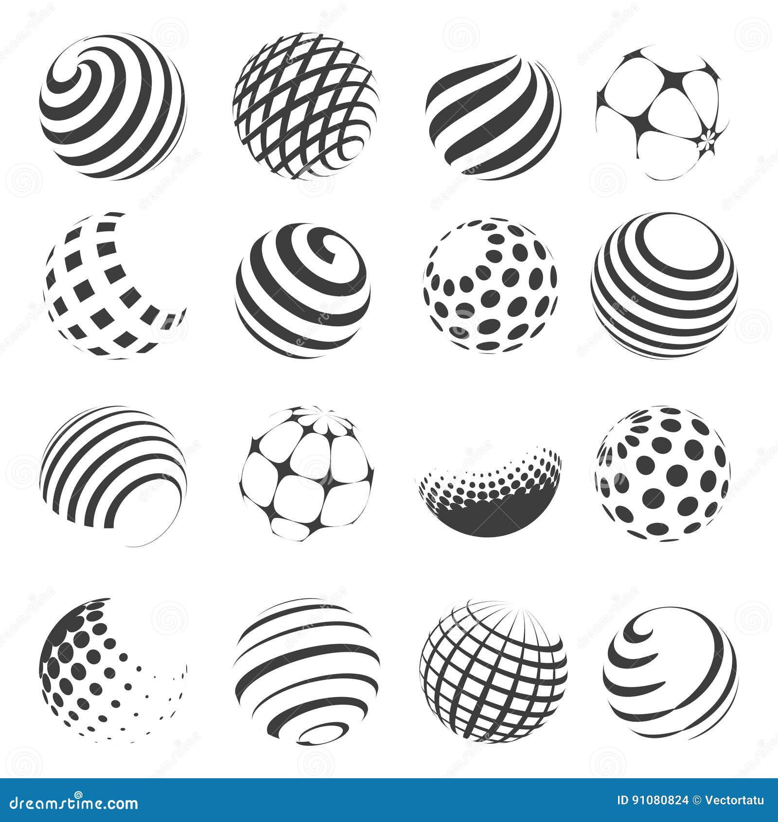 Halftone Black and White Sphere Set Stock Vector - Illustration of ... Halftone Black and White Sphere Set Stock Vector - Illustration of ...