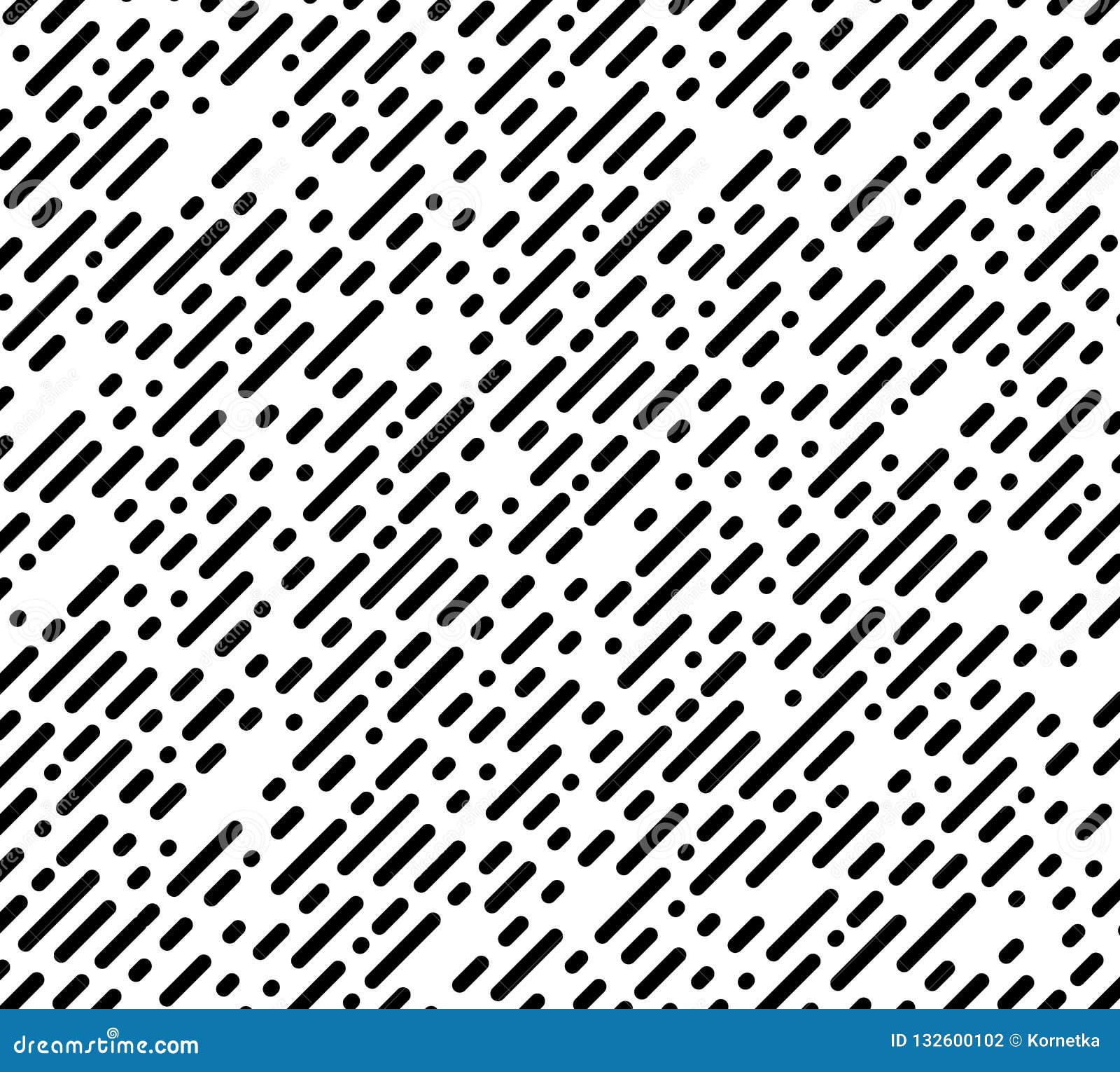 Seamless Chaotic Pattern. Diagonal Stripe and Dots. Dotted Lines Stock ...