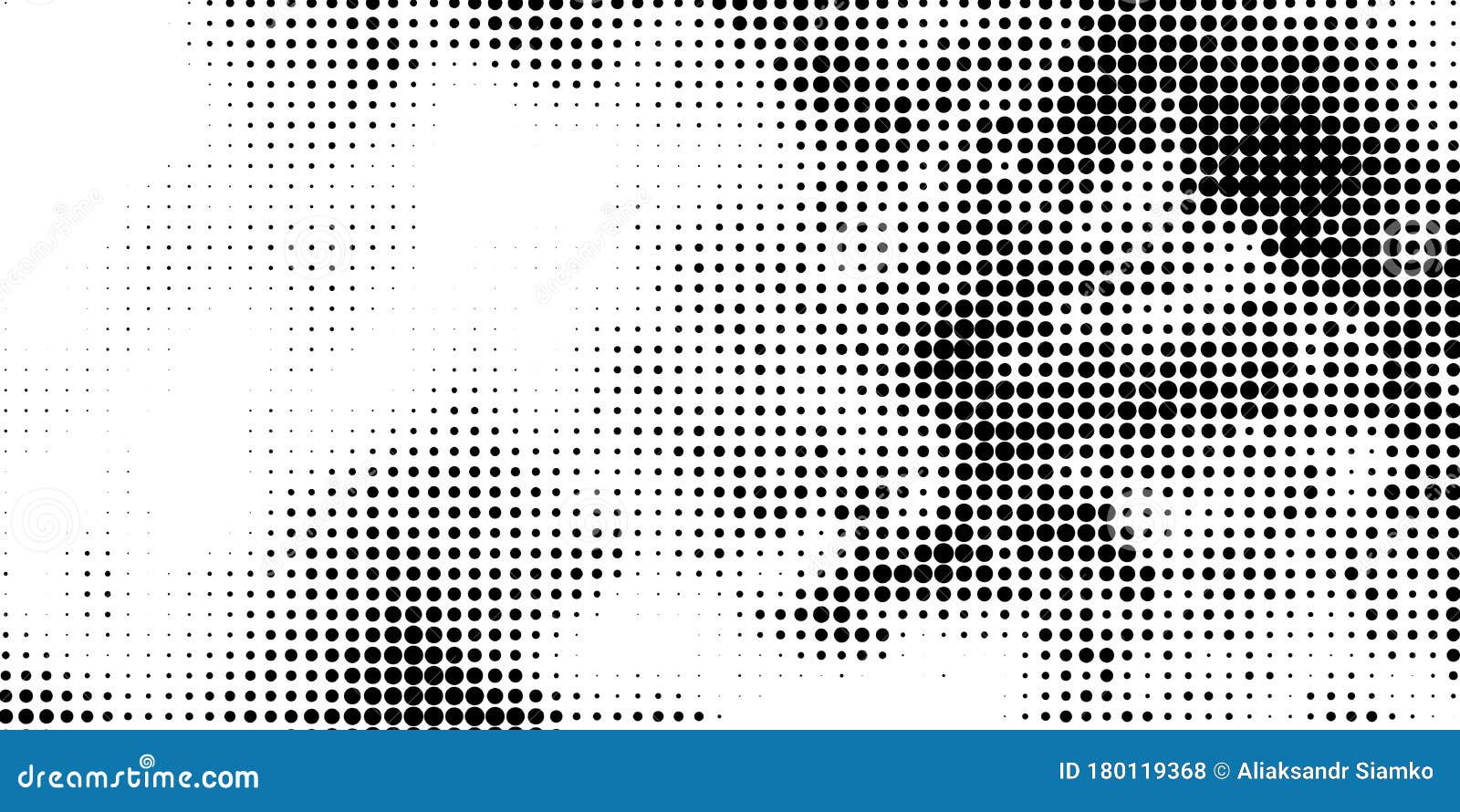 Halftone Circle Fade Effect. Halftone Simple Pattern. Pop-Art Halftone ...