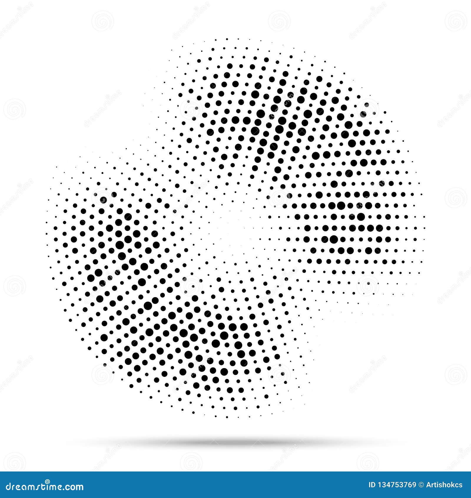 Random Dots, Circles, Polkadots Pattern, Texture Cartoon Vector ...
