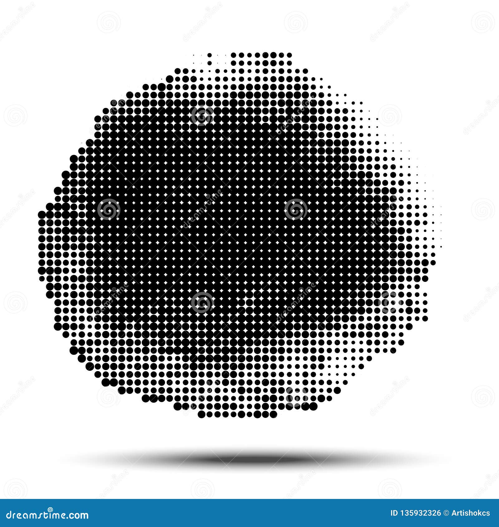 Halftone Circle Pattern. Grunge Spot Using Halftone Dots Texture Stock ... Halftone Circle Pattern. Grunge Spot Using Halftone Dots Texture Stock ...