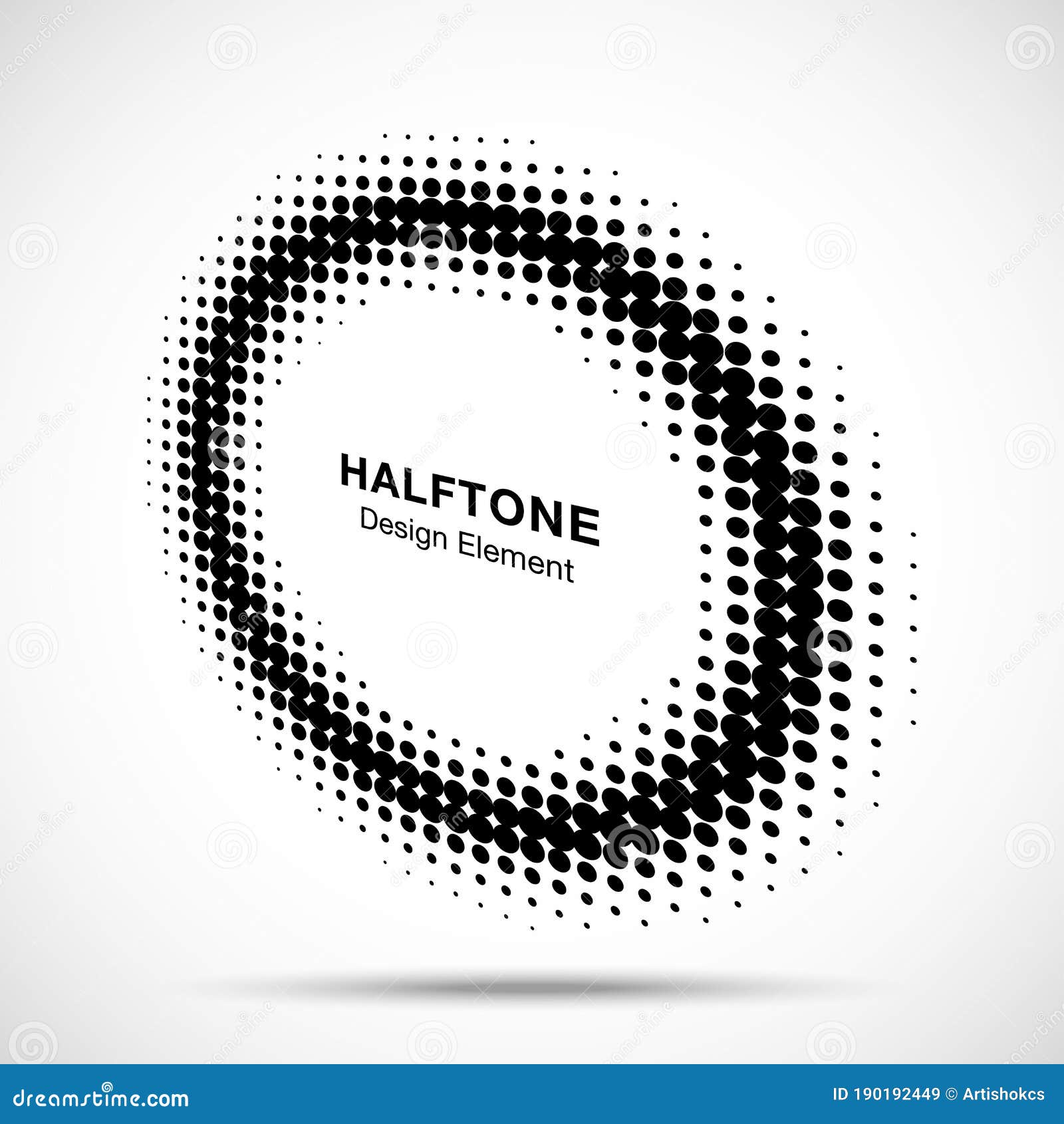 Circle With Perspective Lines Modern Graphic Design Elements With Clean ...