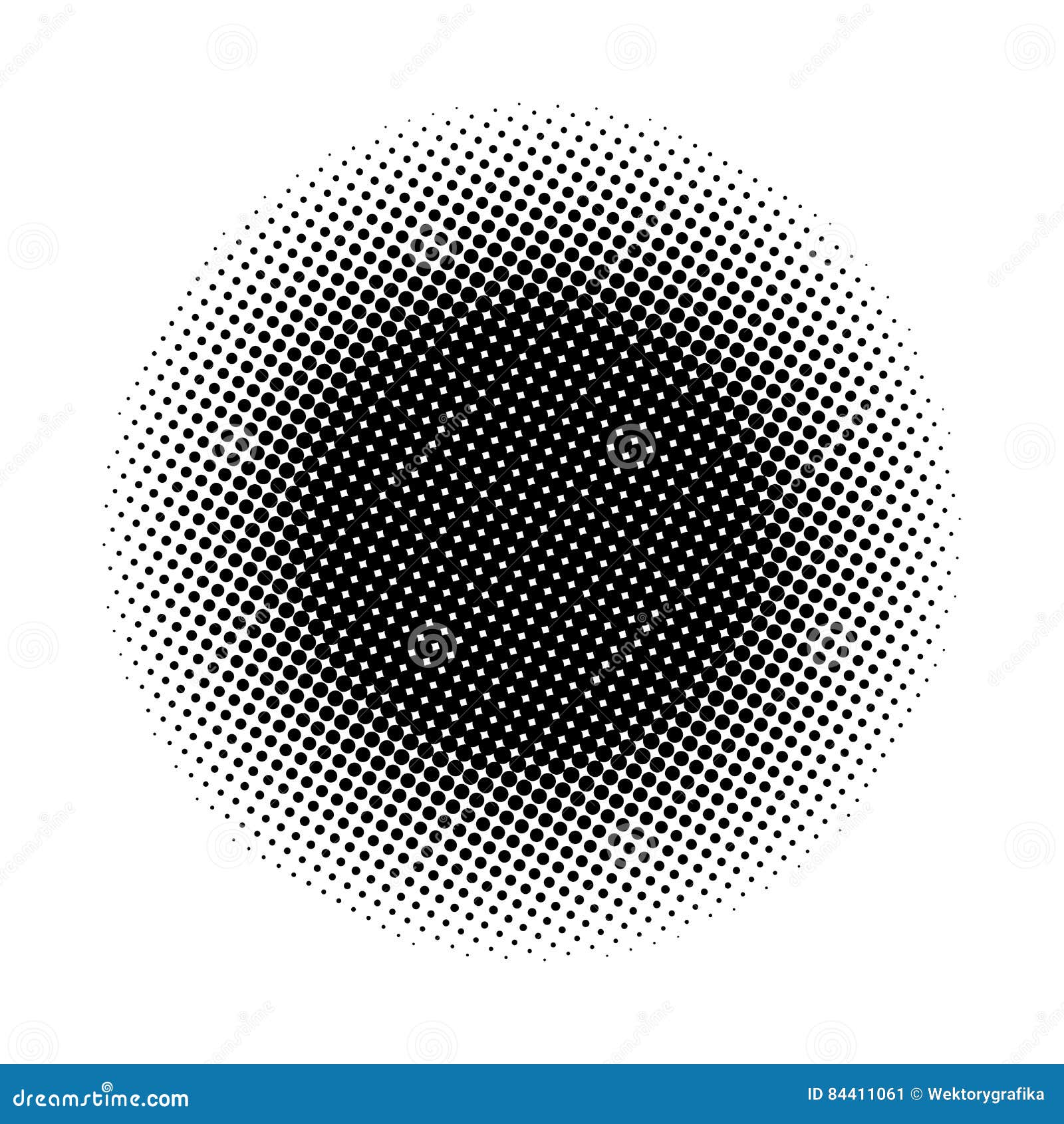 Halftone Circle Vector Symbol Icon Design. Stock Vector - Illustration ...