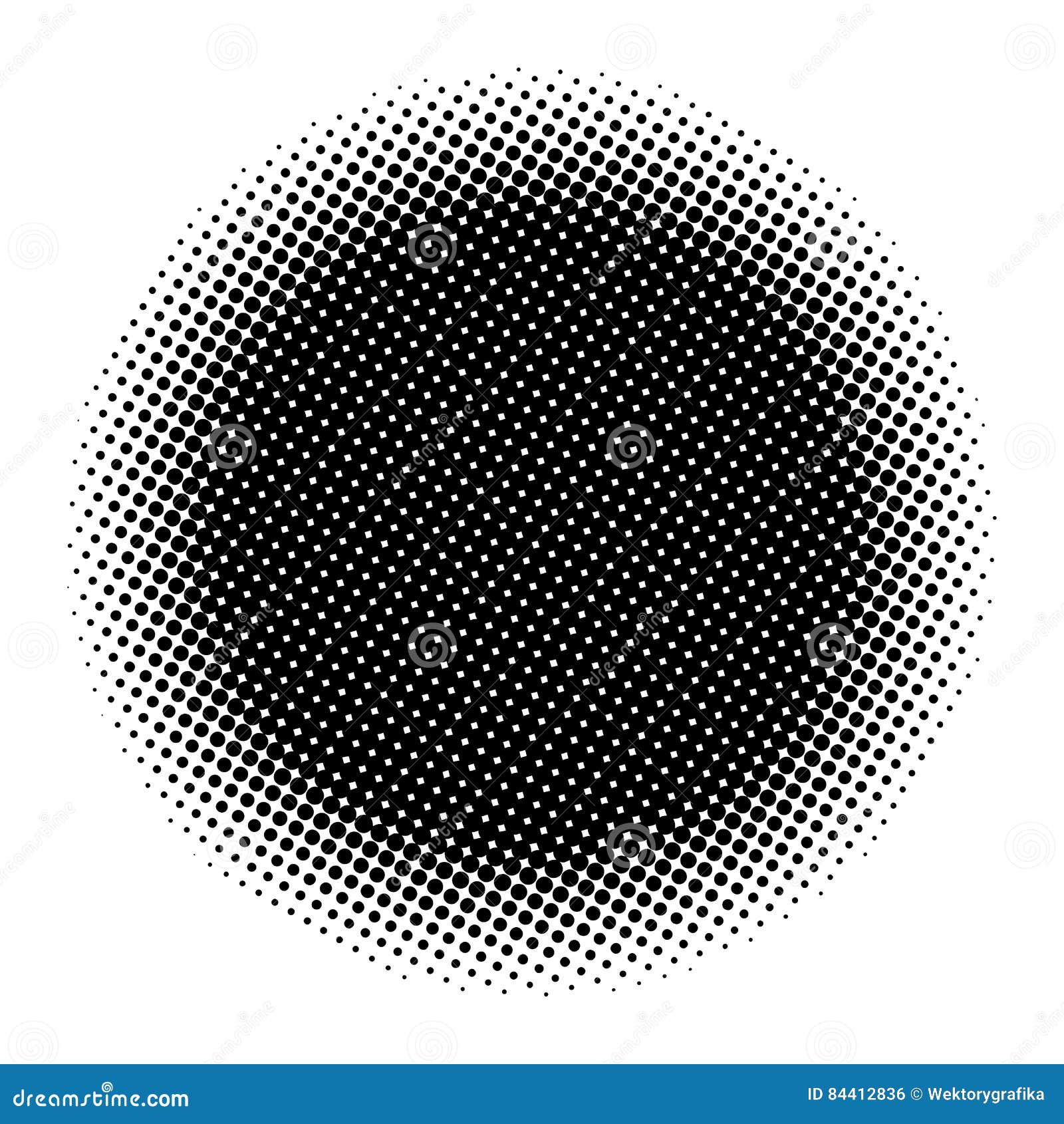 Halftone Circle Vector Symbol Icon Design. Stock Vector - Illustration ...