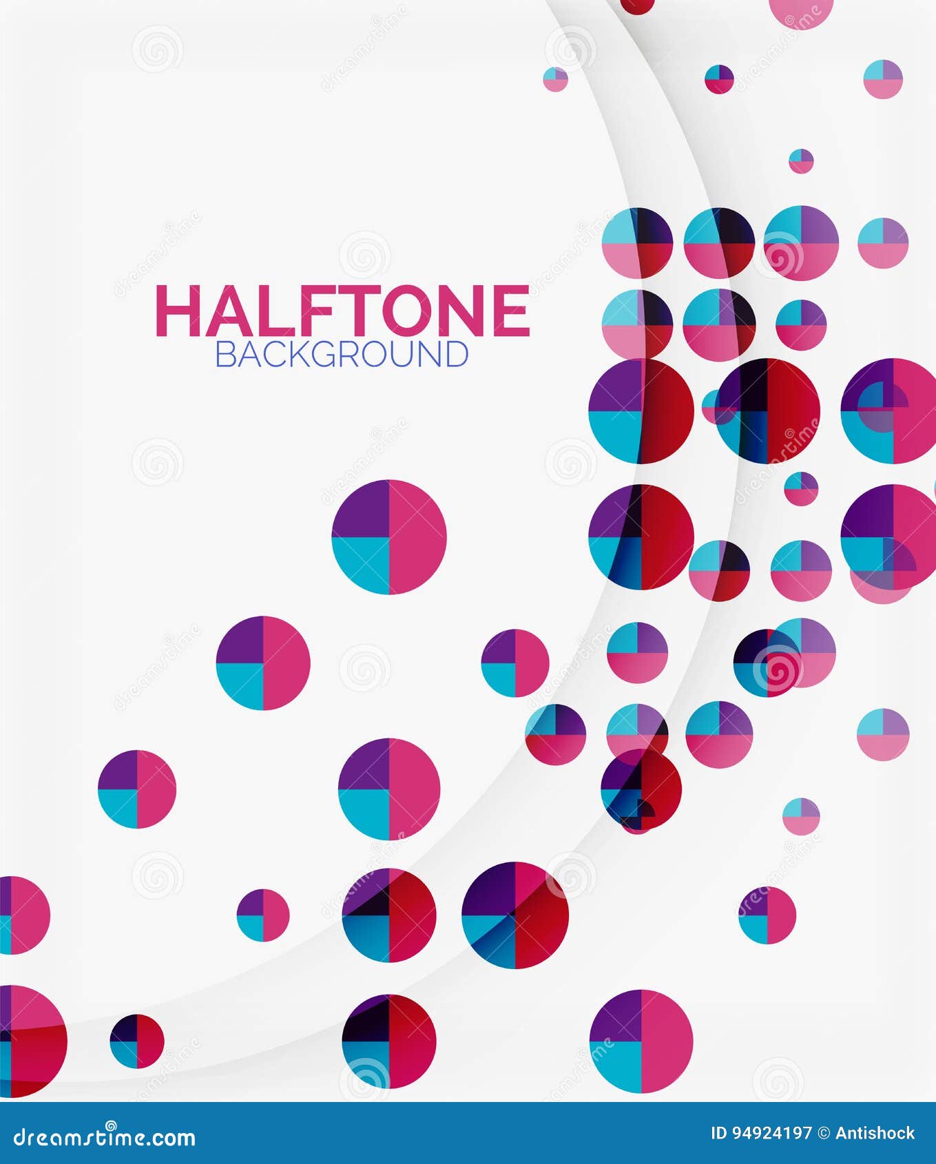 Halftone Color Texture Background Stock Vector - Illustration of curve ...