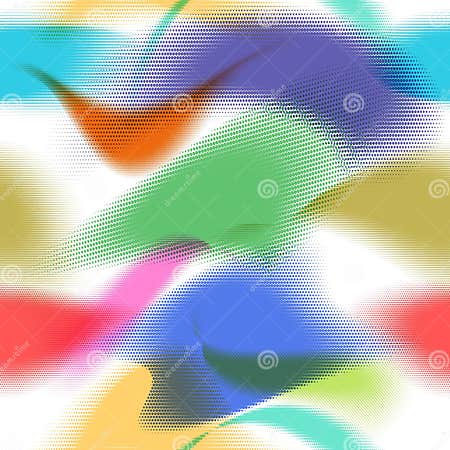 Halftone colored waves stock illustration. Illustration of element ...