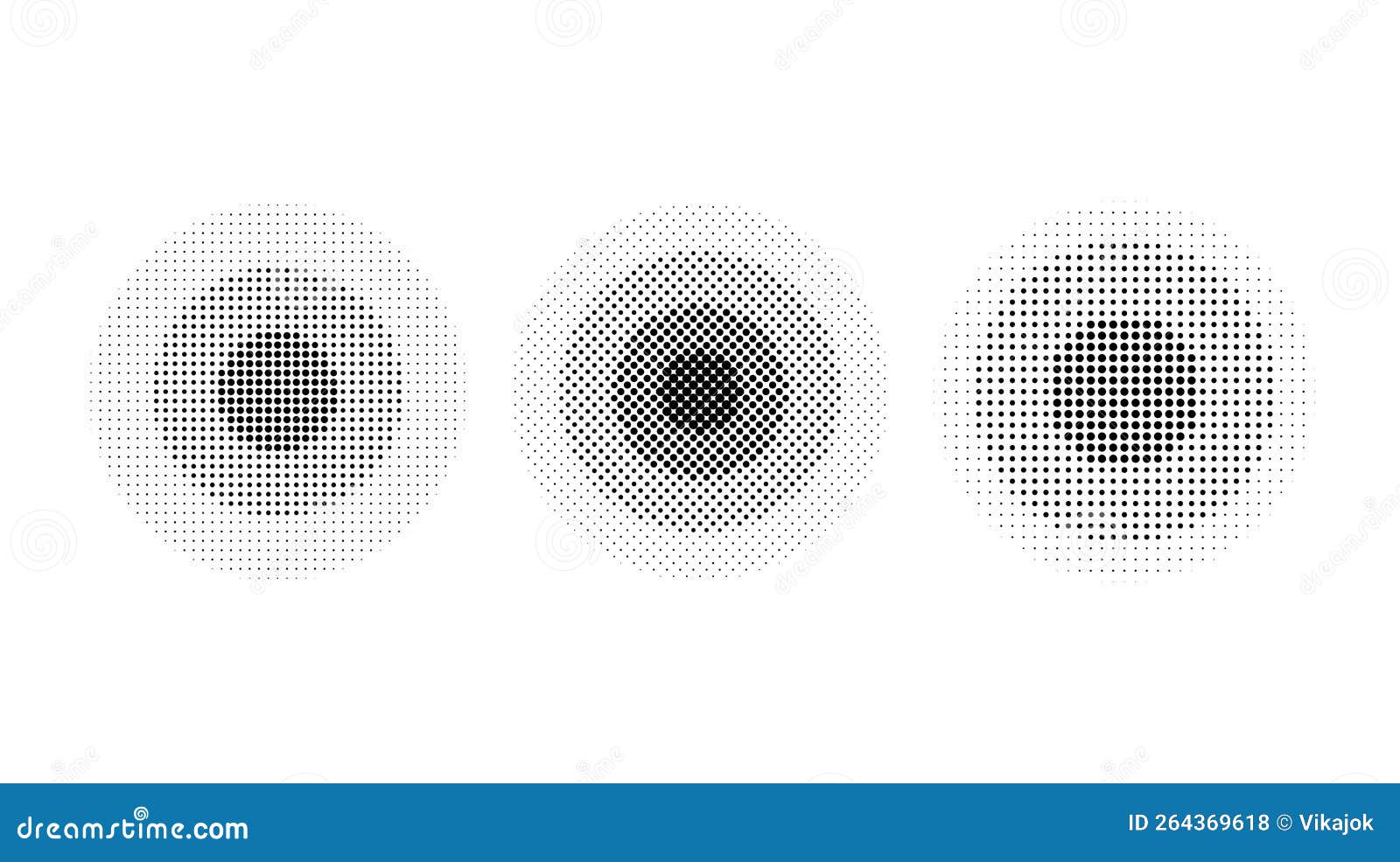 Halftone Concentric Dotted Background. Square Dots Comic Gradient ...