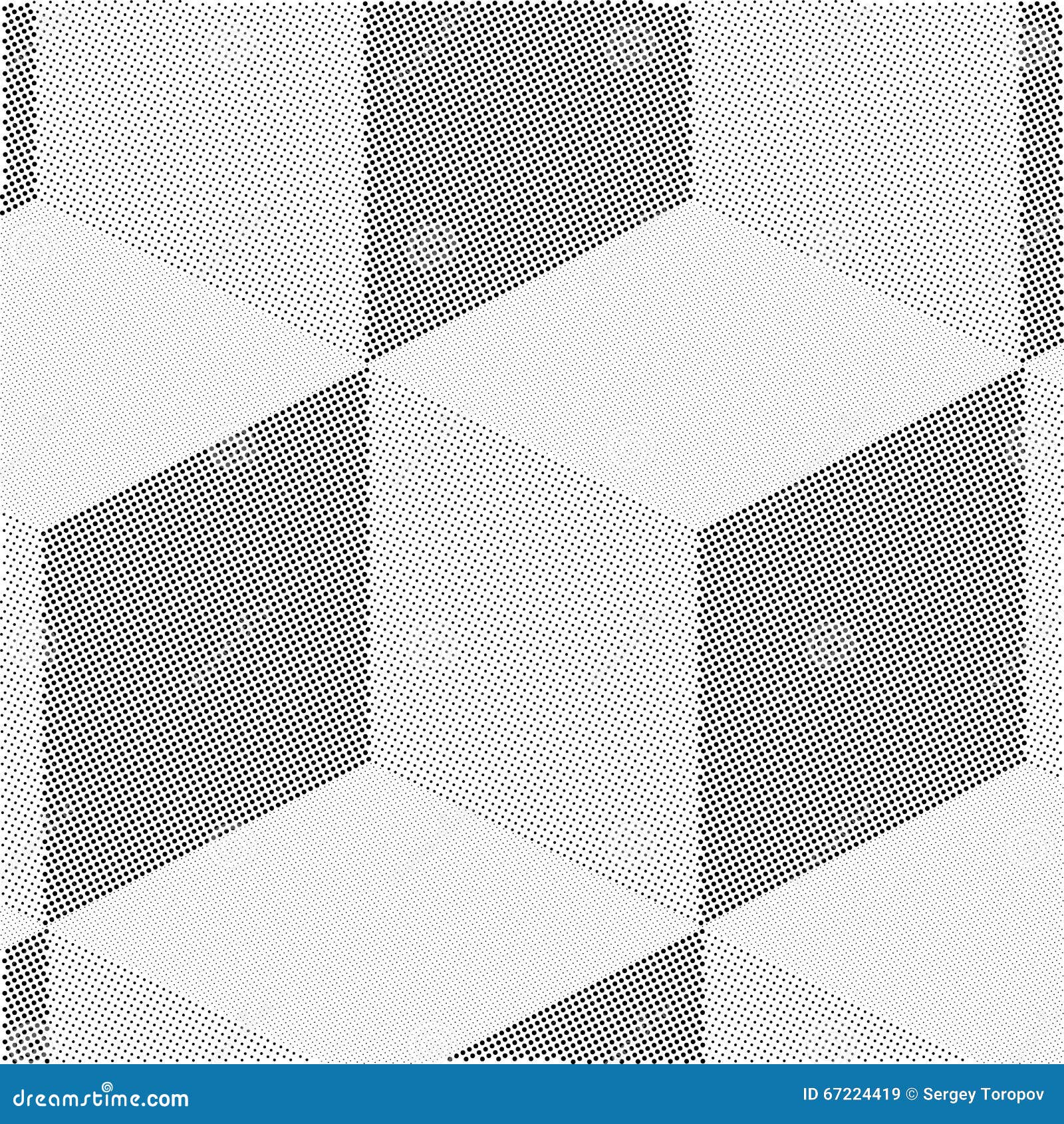 Halftone Cubes Vector Background Stock Vector - Illustration of round ...