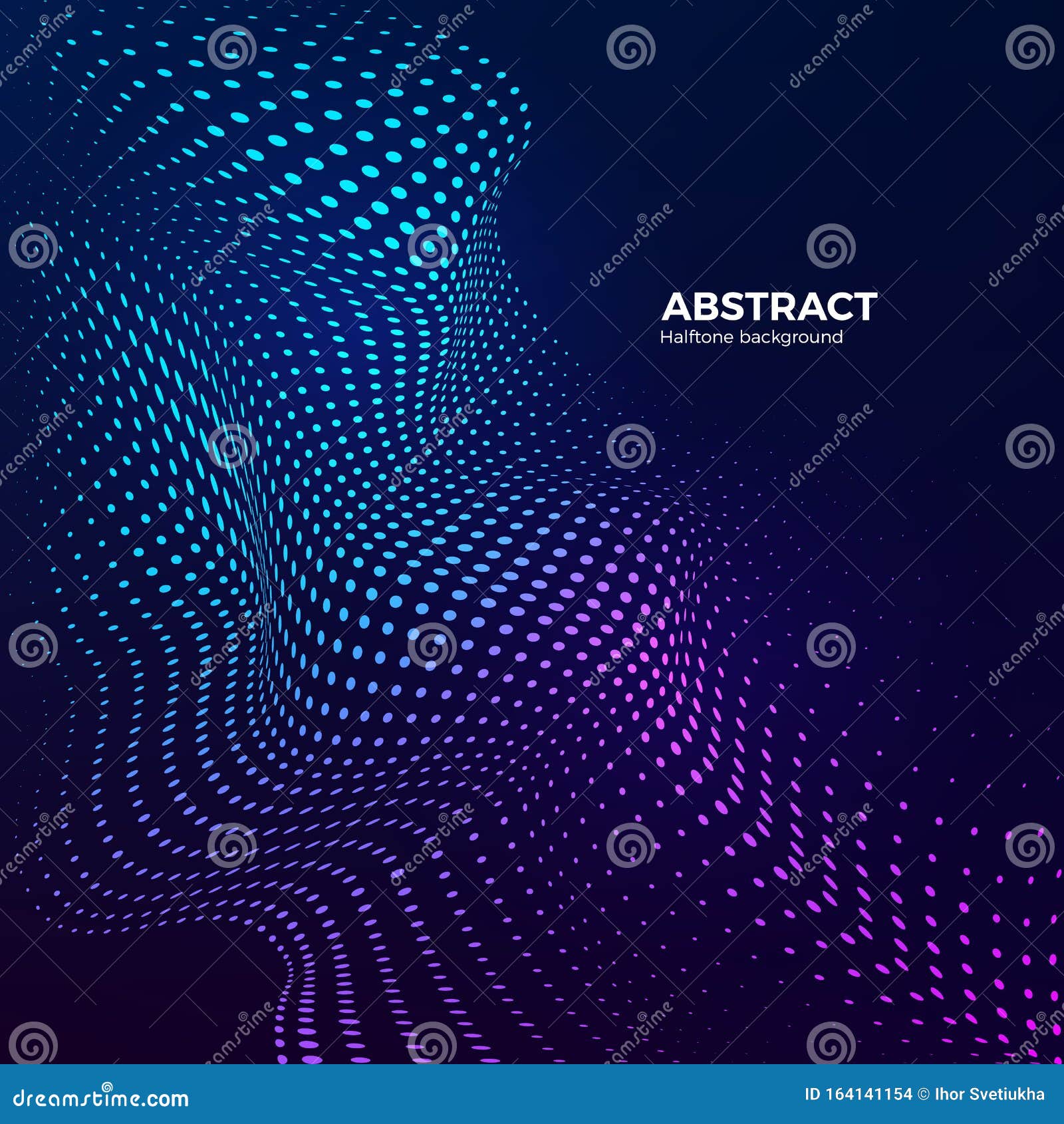 Halftone Design Element Motion Effect for Music Design or Sport ...