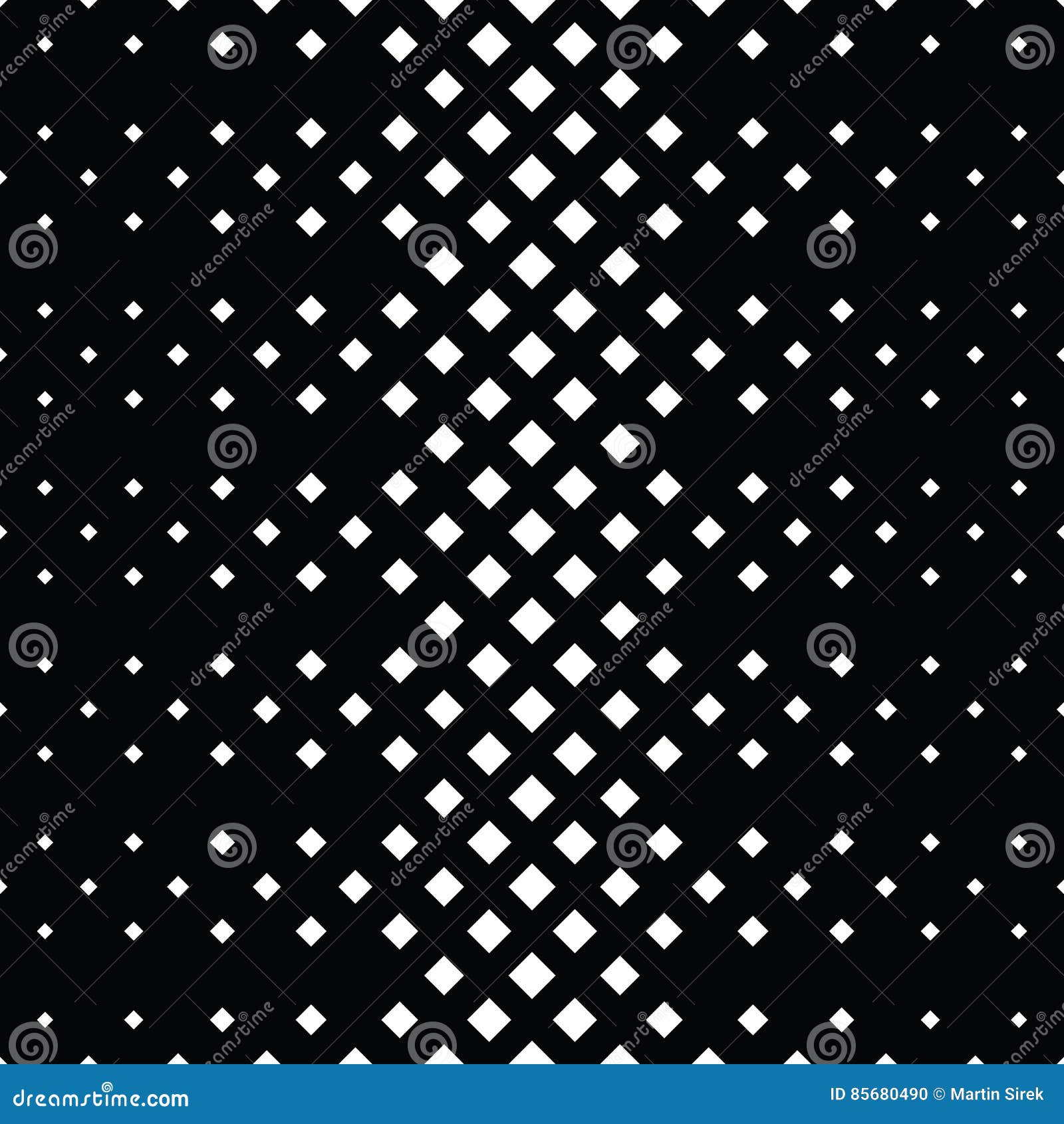 Halftone Diamond Geometric Gradient Pattern Stock Vector - Illustration ...