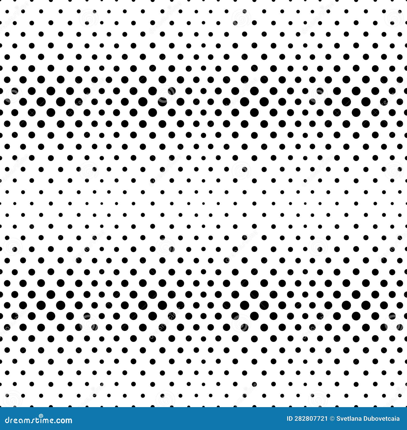 Halftone Dot Seamless Pattern. Repeating Faded Gradient. Background ...