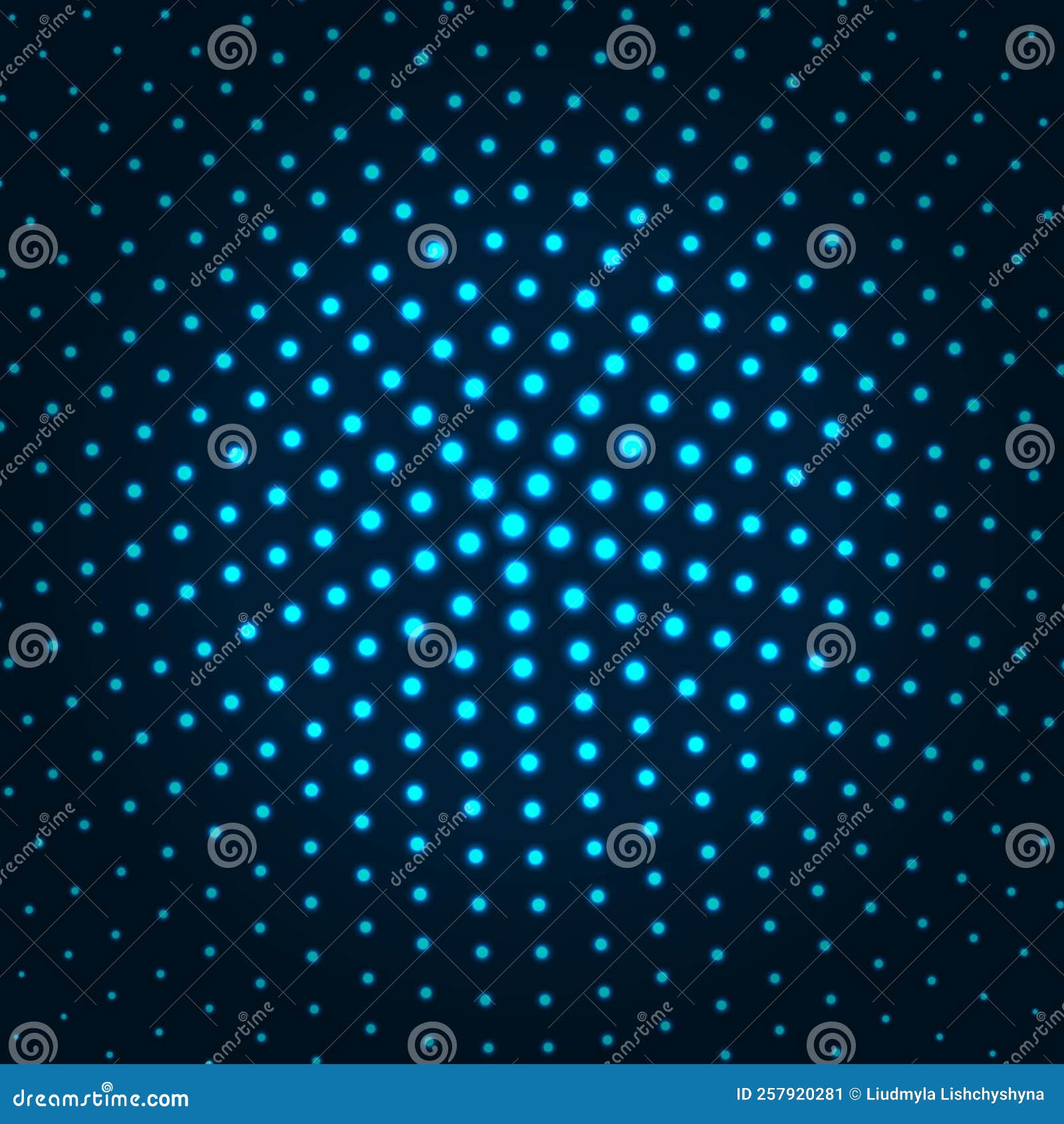 Halftone Dot Texture on Blue Background. Design Element for Web Banners ...