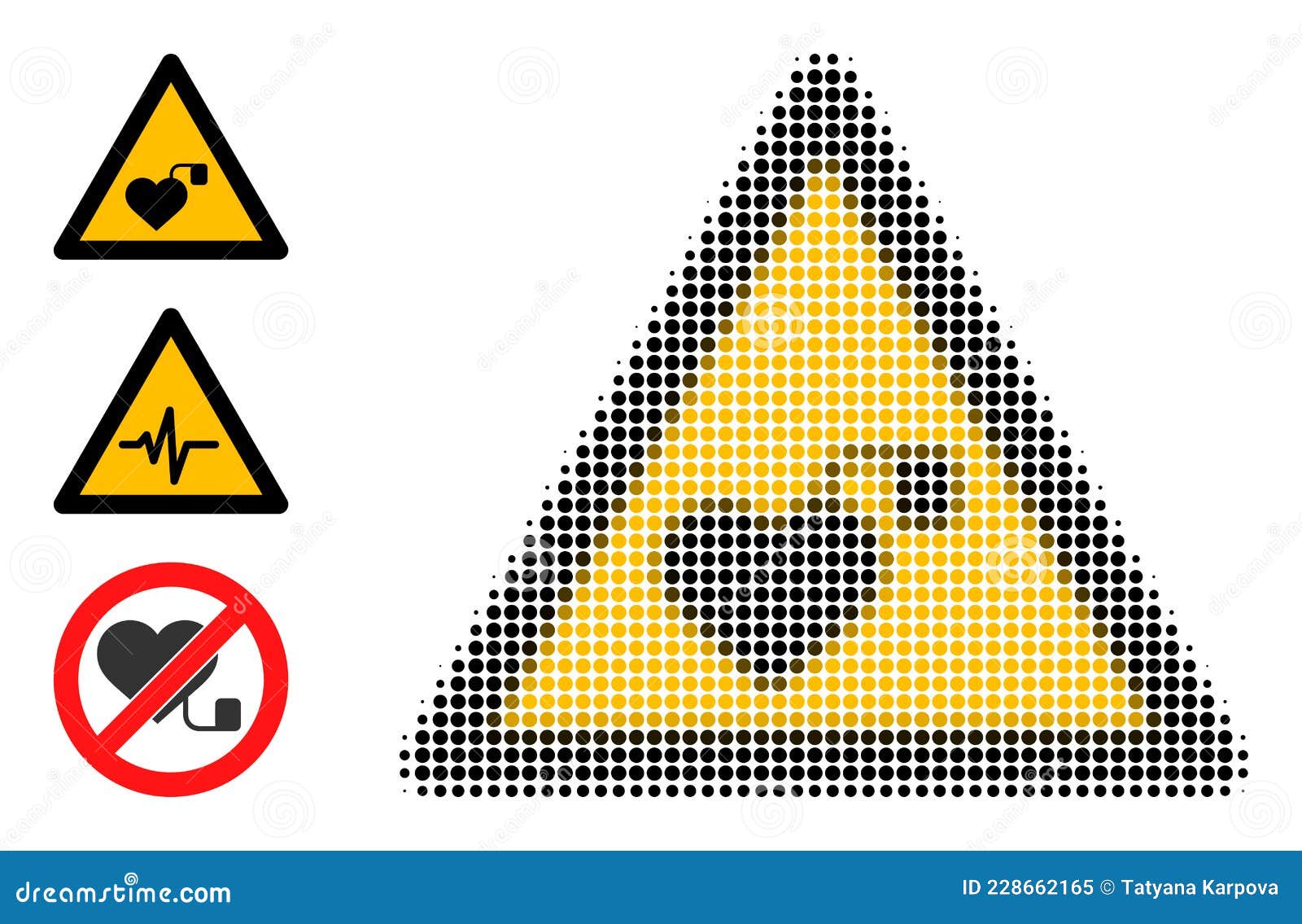 Circle Pacemaker Icon Collage Cartoon Vector | CartoonDealer.com #232475611