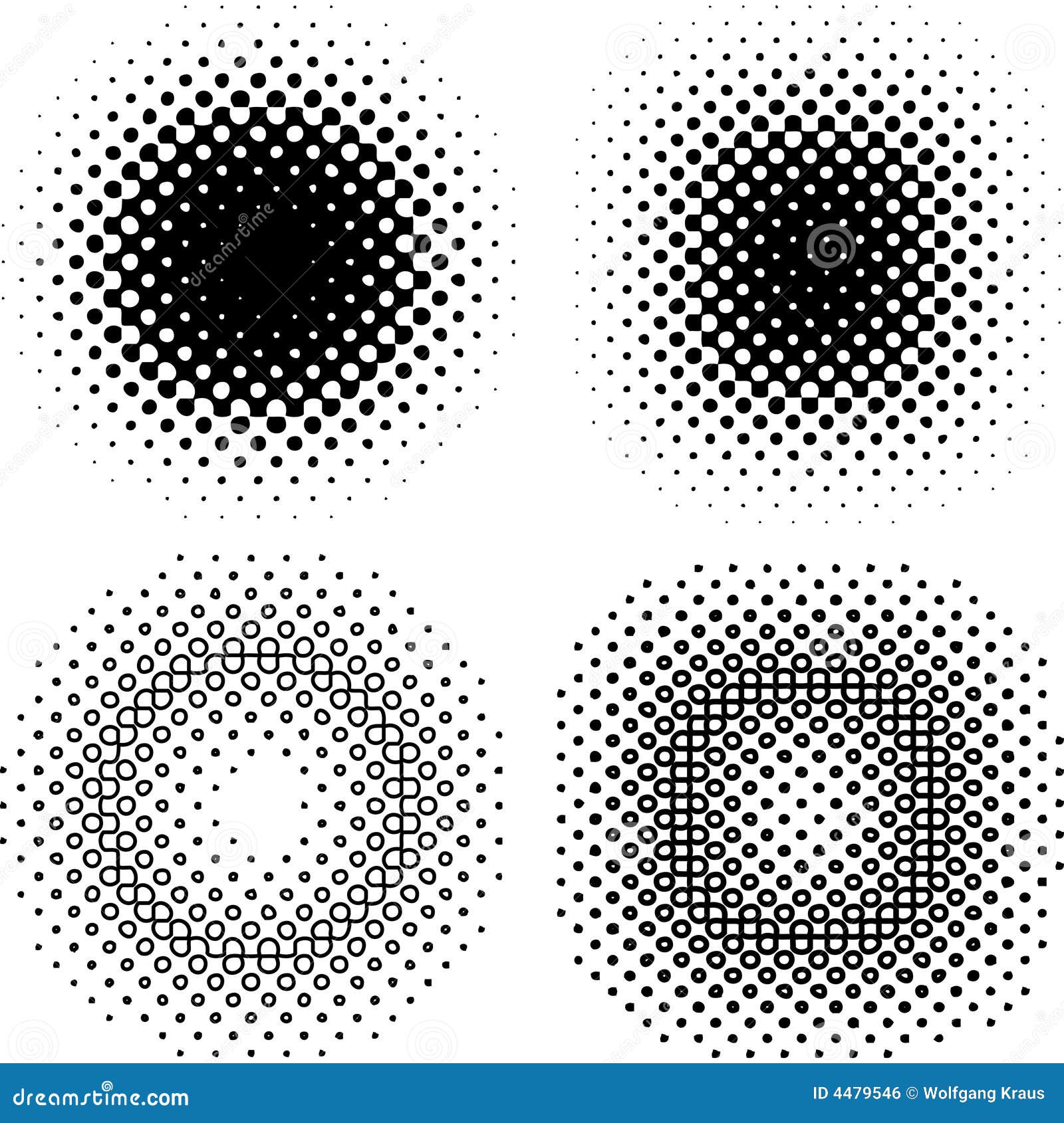 Halftone dots stock vector. Illustration of round, collection - 4479546