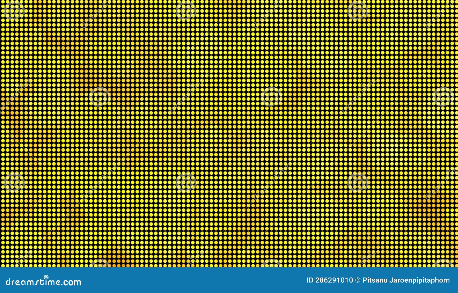 Halftone Dots Abstract Digital Technology Yellow Light on Yellow ...