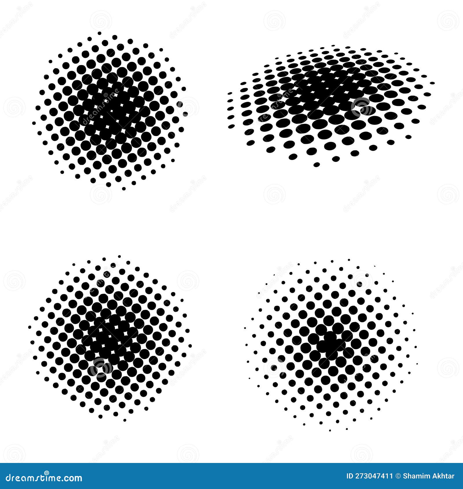 Halftone Dots. Halftone Effect. Halftone Pattern. Vector Halftone Dots ...