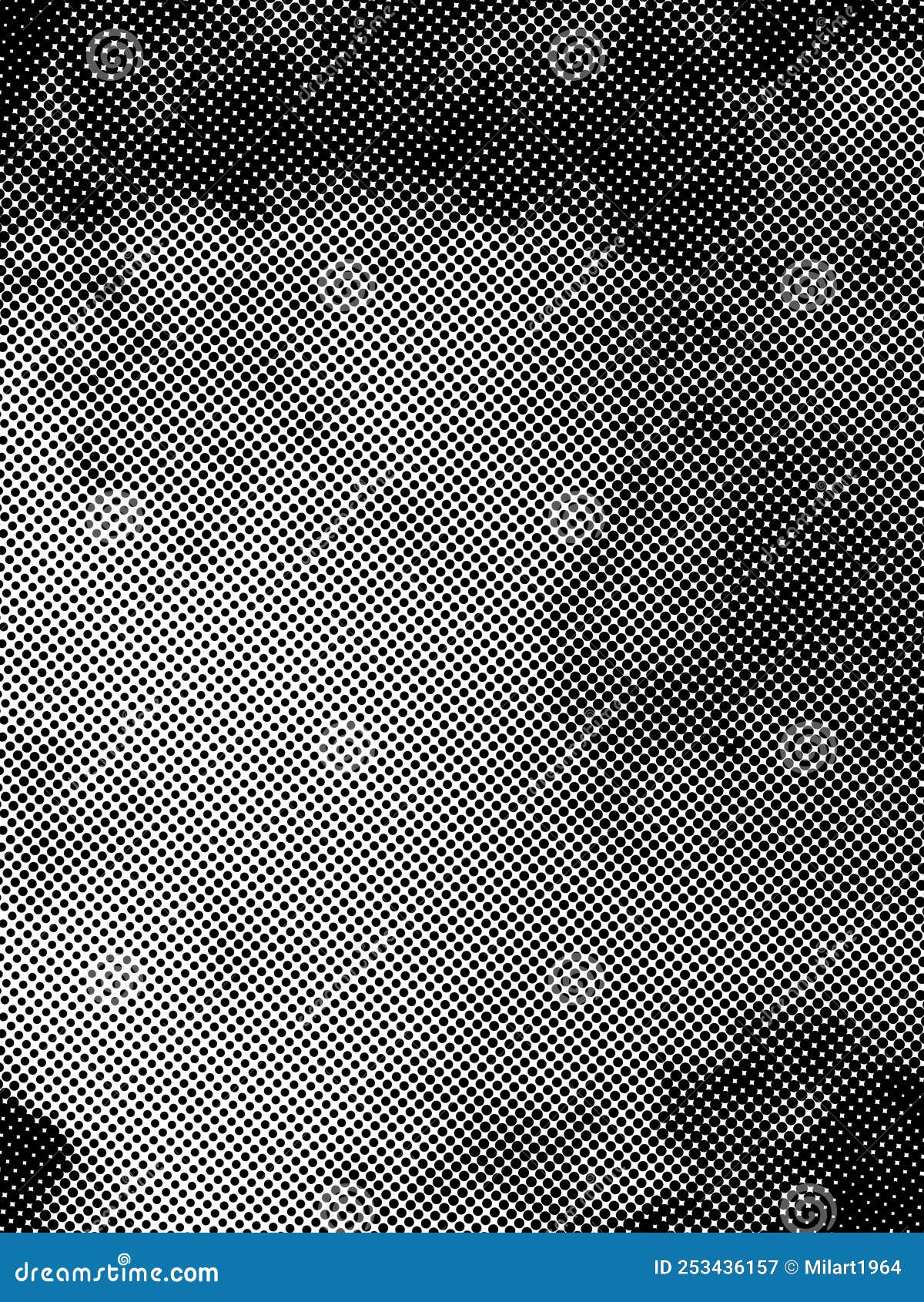 Halftone Dots Pattern . Halftone Dotted Grunge Texture . Abstract Dots ...