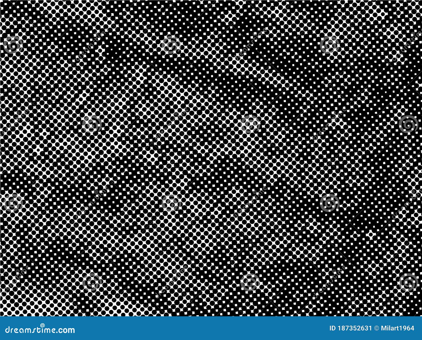 Halftone Dots Pattern . Halftone Dotted Grunge Texture . Ink Print ...