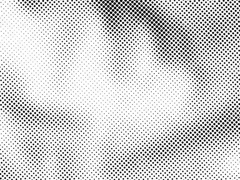 Halftone Pattern. Set of Dots. Dotted Texture. Overlay Grunge Template ...