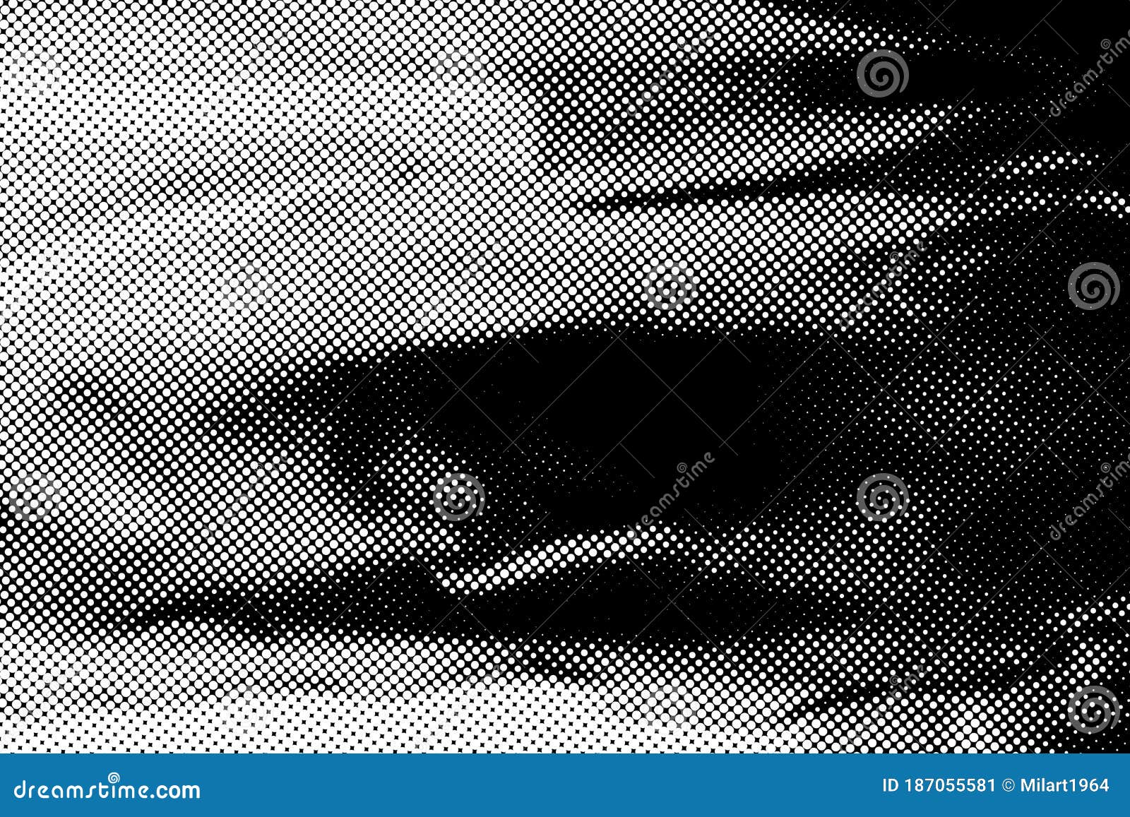 Halftone Dots Pattern . Halftone Dotted Grunge Texture . Ink Print ...