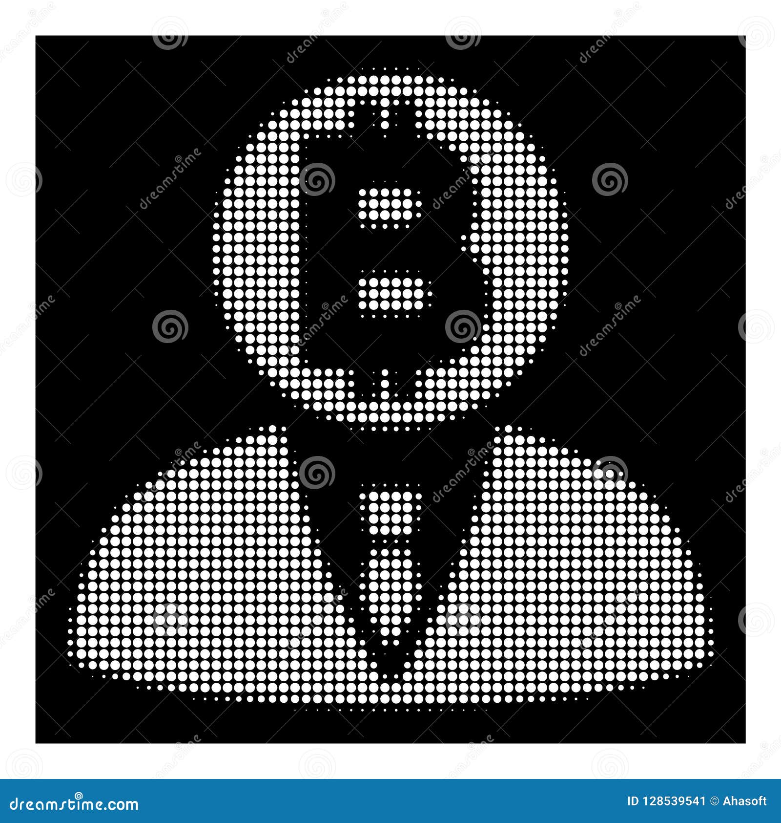 White Halftone Bitcoin Manager Icon Stock Vector - Illustration of ... White Halftone Bitcoin Manager Icon Stock Vector - Illustration of ...