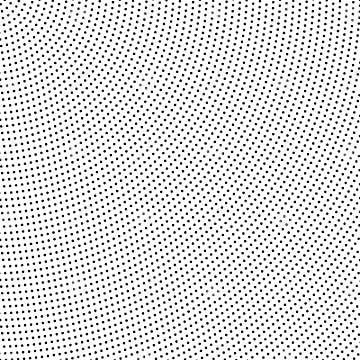 Halftone Dotted Comic Texture. Radial Pattern Background Stock Vector ...