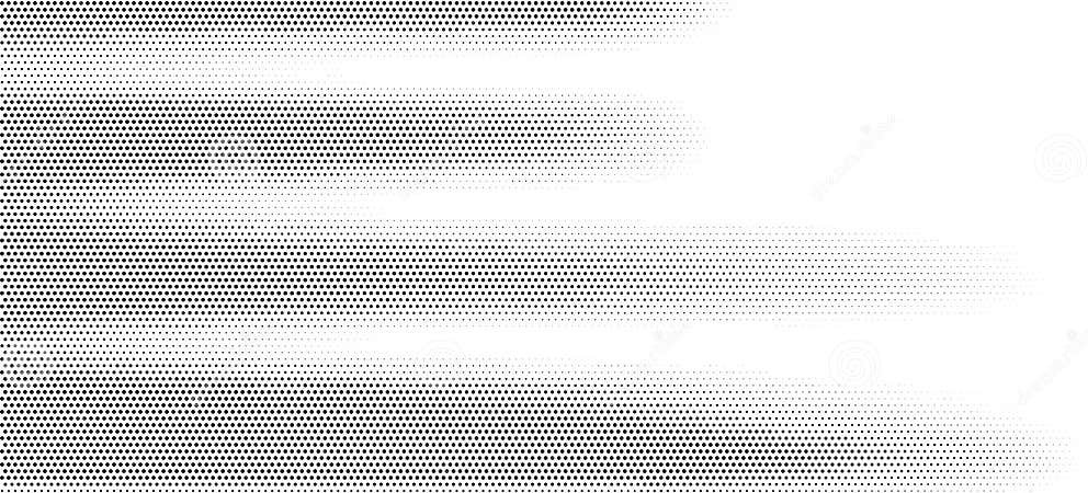 Halftone Dotted Gradient Lines Abstract Background. Vector Black and ...