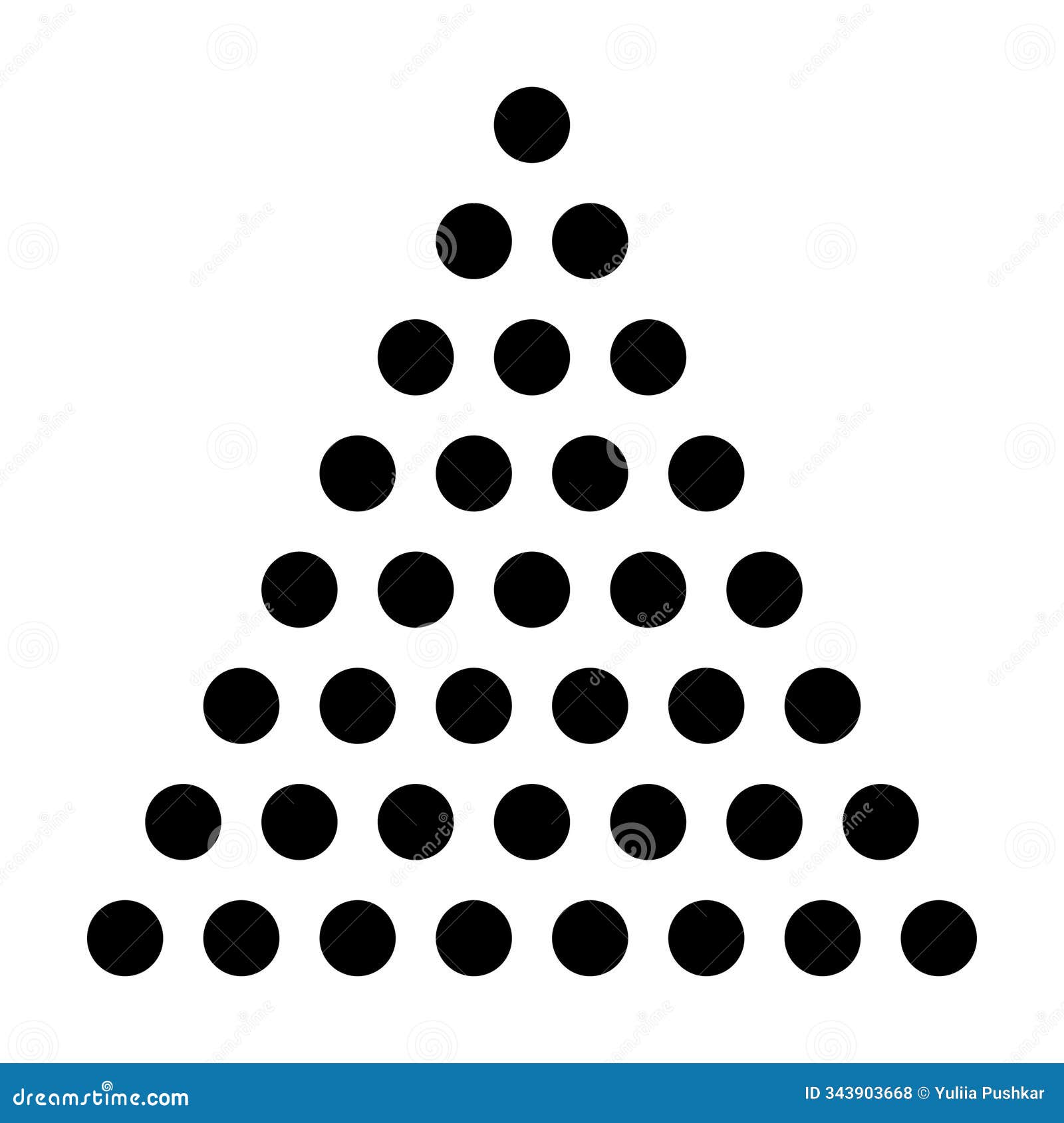 Dotted Triangle Shape For Tracing Lines For Preschool And Kindergarten ...