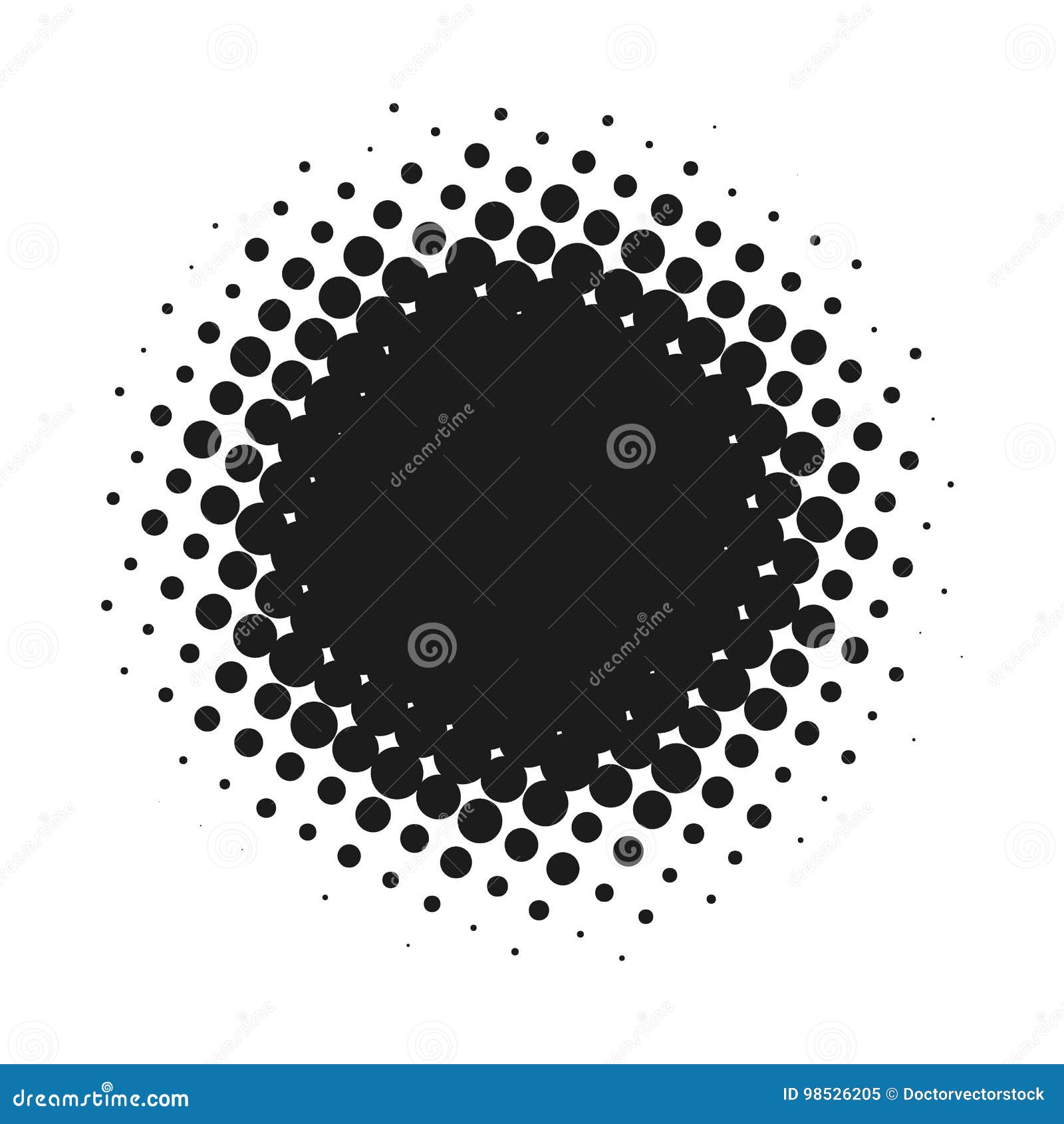 Halftone Dotted Vector Abstract Background, Dot Pattern in Circle Shape ... Halftone Dotted Vector Abstract Background, Dot Pattern in Circle Shape ...