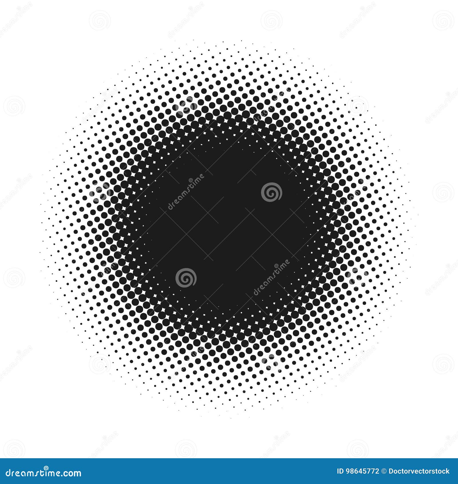 Halftone Dotted Vector Abstract Background, Dot Pattern in Circle Shape ... Halftone Dotted Vector Abstract Background, Dot Pattern in Circle Shape ...