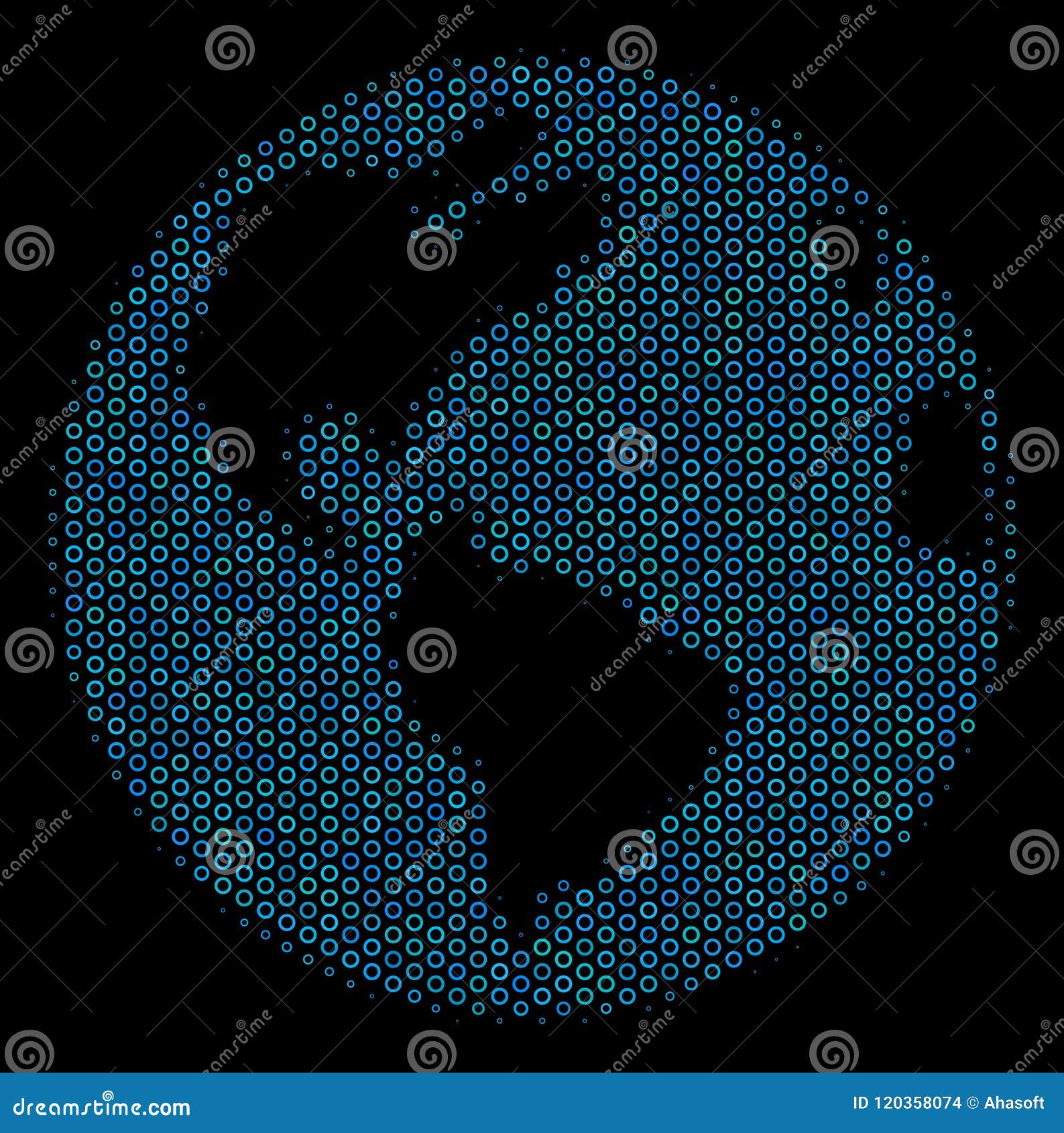 Earth Collage Of Triangles Vector Illustration | CartoonDealer.com ...