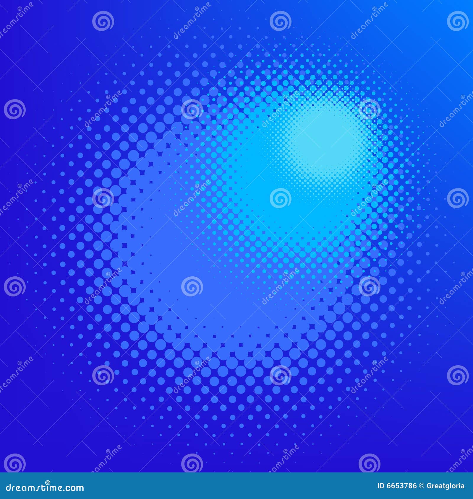 Halftone Effect Geometric Shapes Cartoon Vector | CartoonDealer.com ...