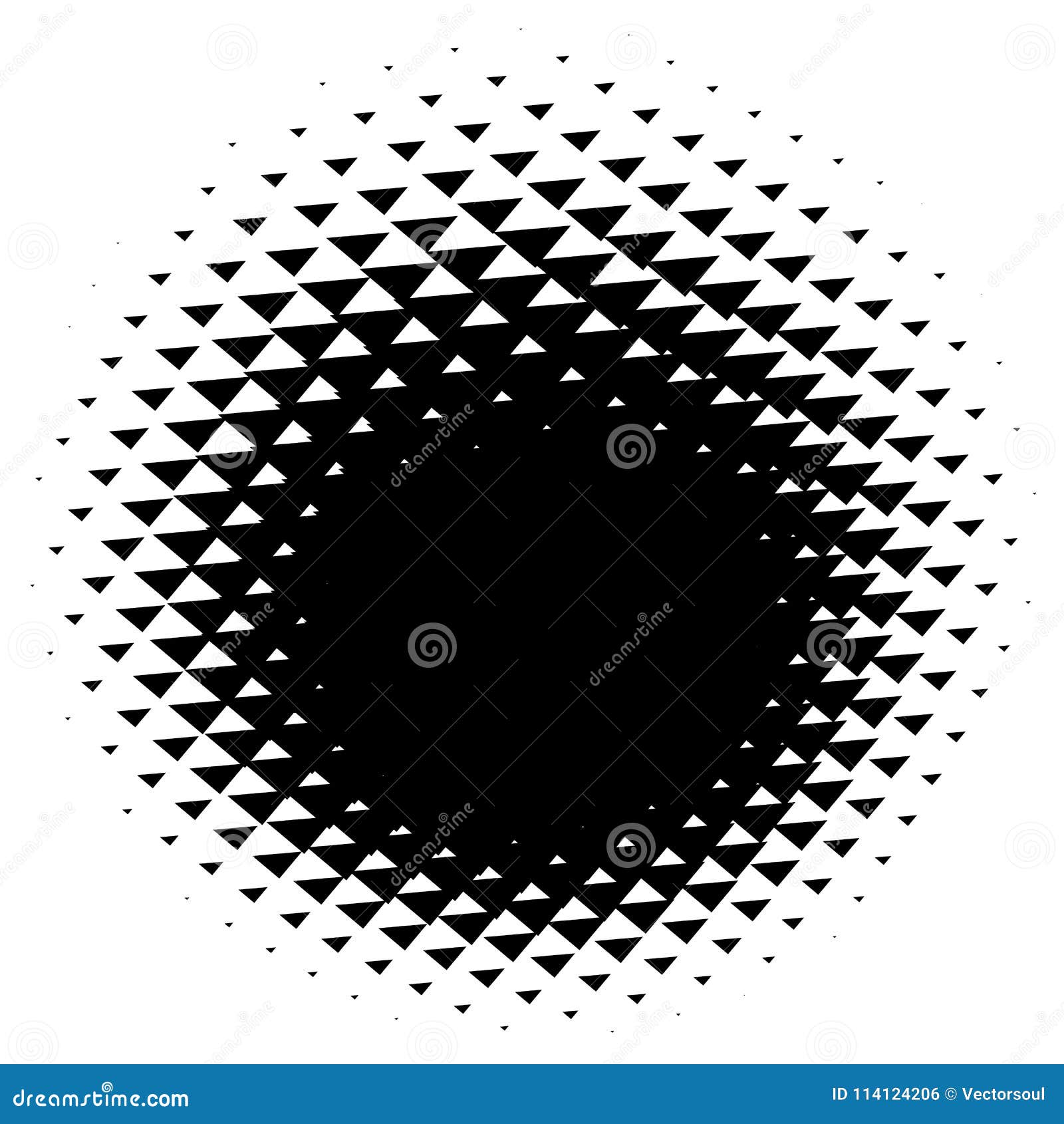 Halftone Element. Abstract Geometric Graphic with Half-tone Pattern ... Halftone Element. Abstract Geometric Graphic with Half-tone Pattern ...