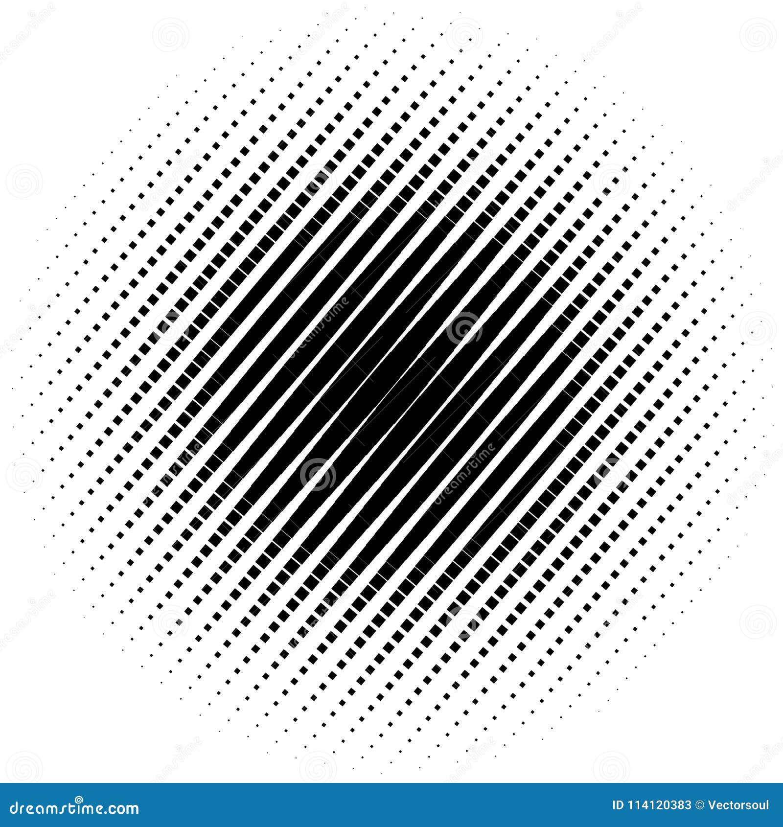 Halftone Element. Abstract Geometric Graphic with Half-tone Pattern ...