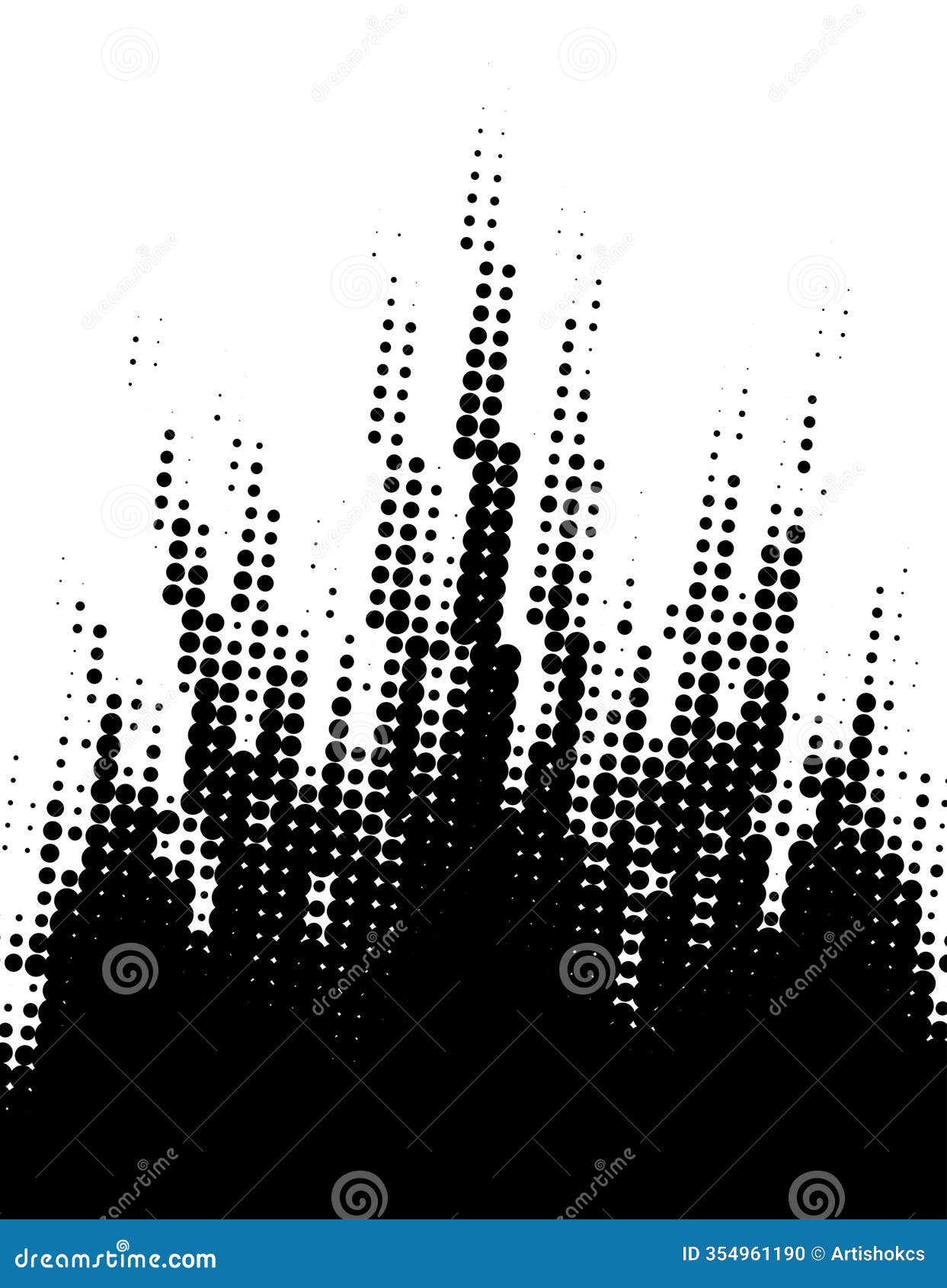 Halftone Explosion. Sunrise Rays Background Stock Illustration ...