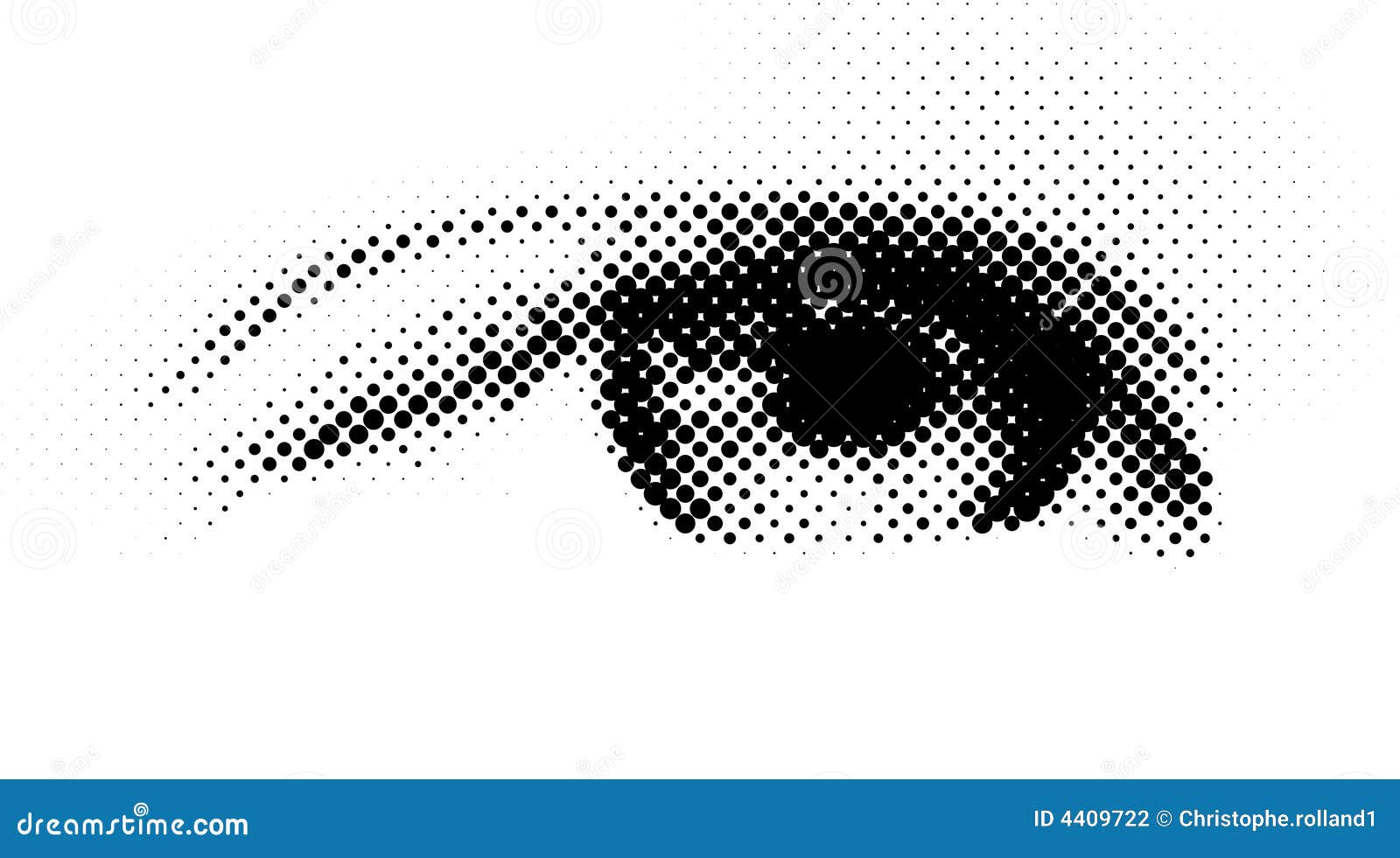 Halftone eye stock illustration. Illustration of advertising - 4409722