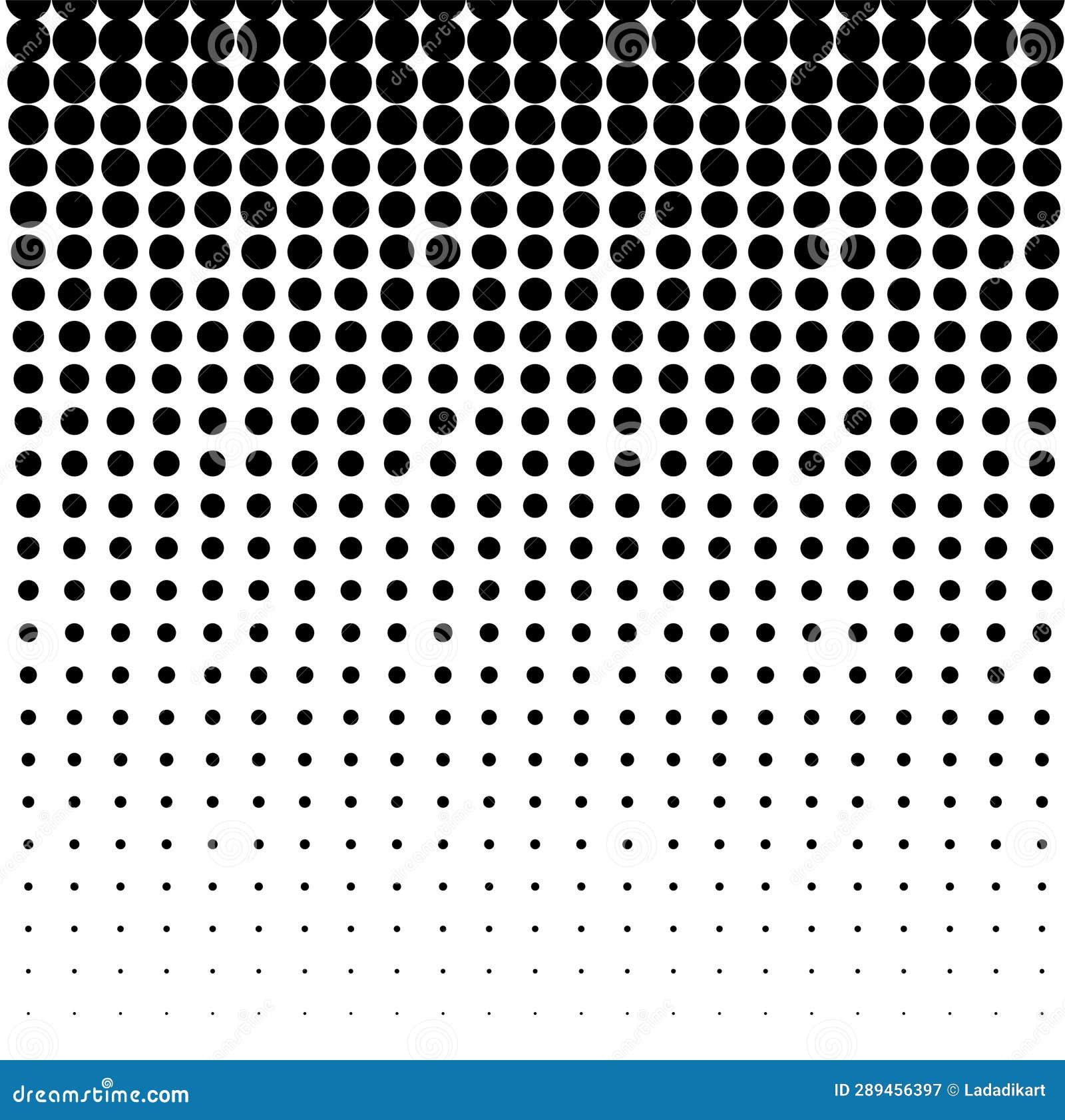 Halftone Fade Gradient Background. Black And White Comic Backdrop ...