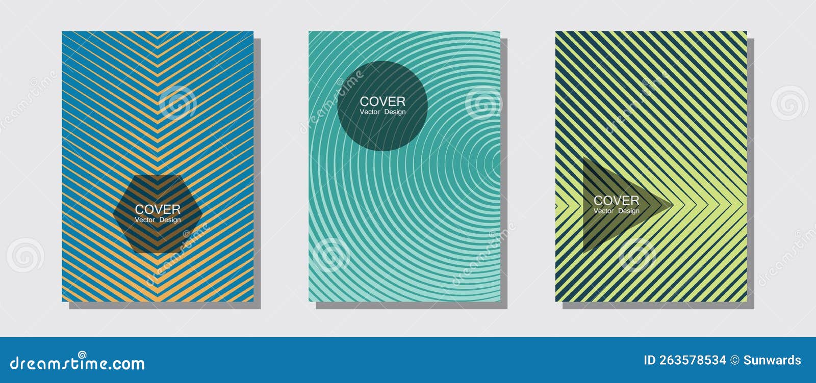 Halftone Flat Patterns Abstract Vector Set. Stock Vector - Illustration of flat, graphic: 263578534