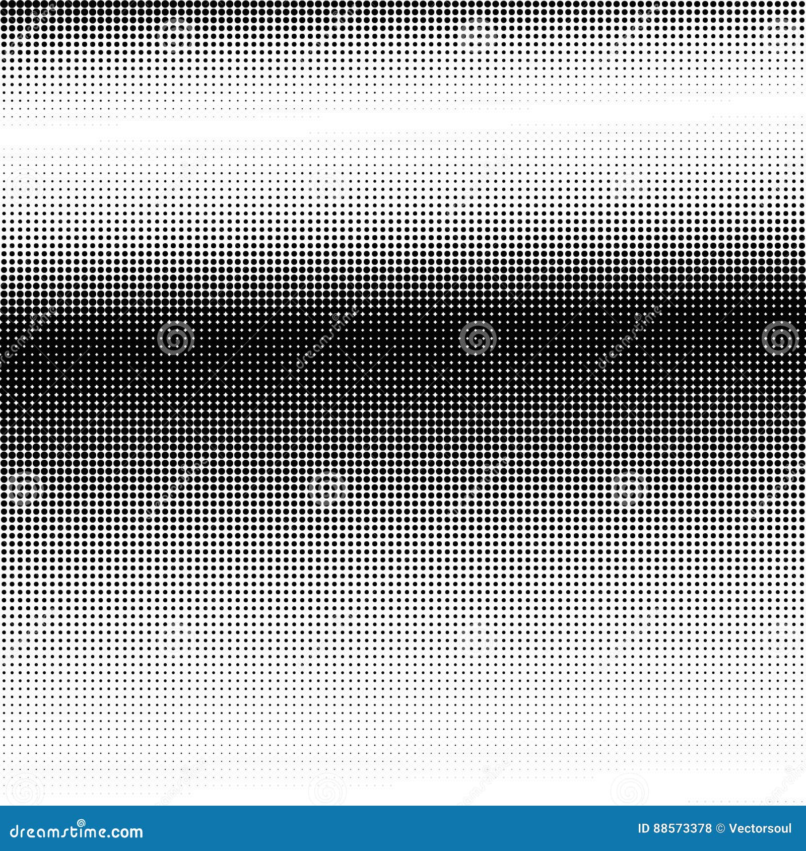 Halftone Gradation / Gradient Pattern, Abstract Geometric Pointillist Texture Stock Vector ...
