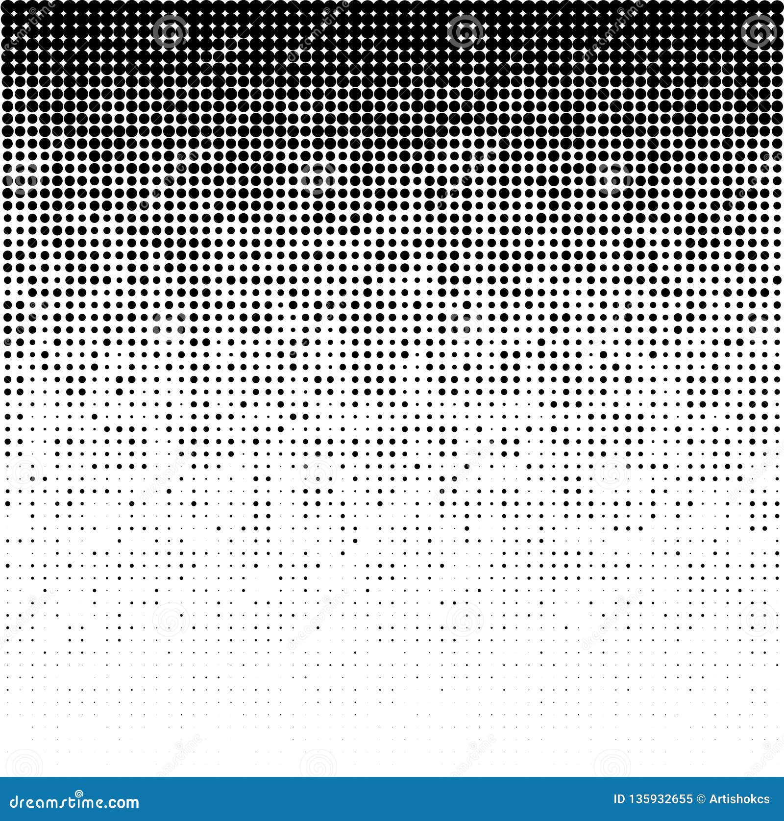 Halftone Gradient Pattern. Background Using Halftone Random Dots Texture. Grunge Backdrop ...